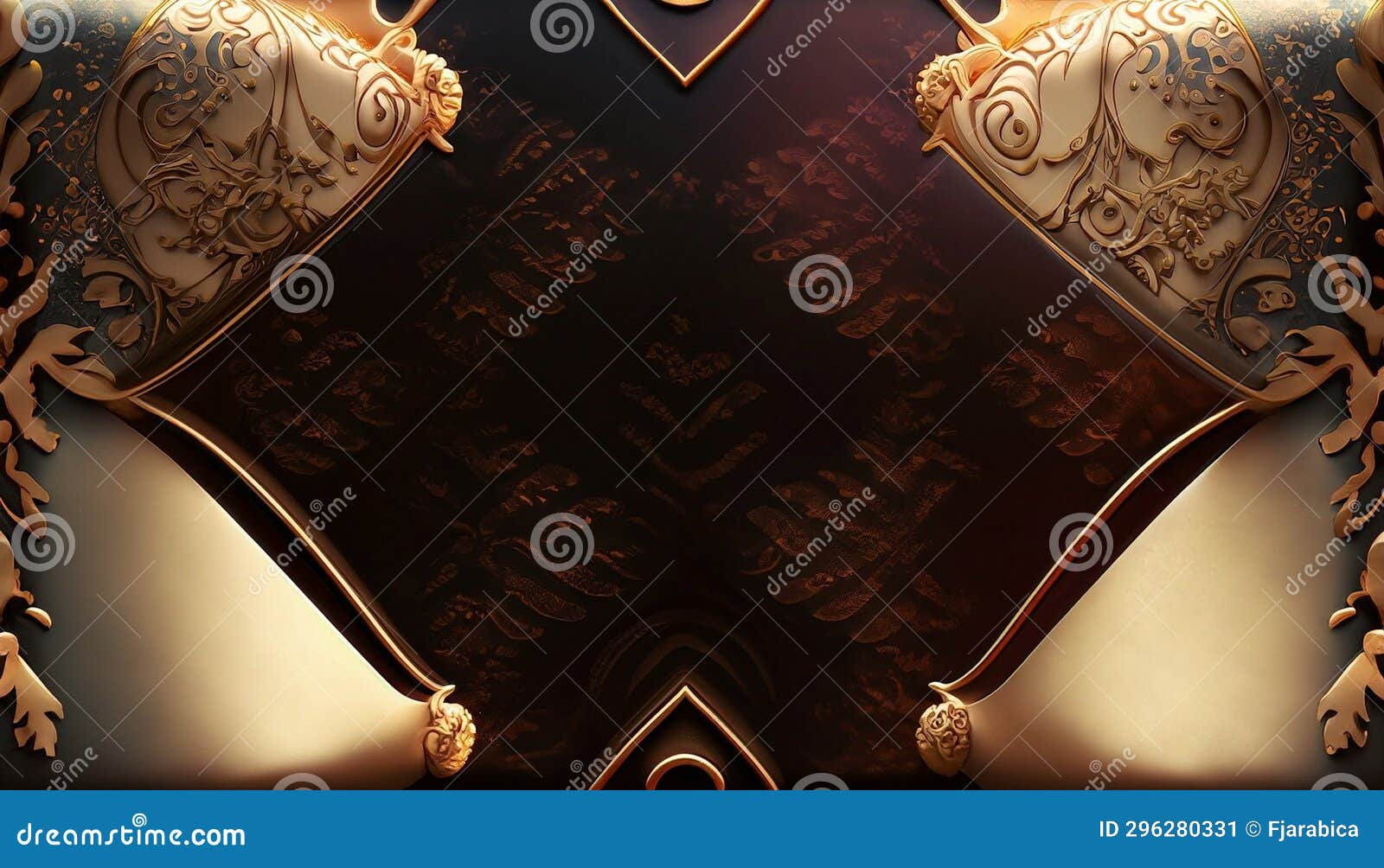 Abstract Brown Gold Background Stock Illustration - Illustration of ...