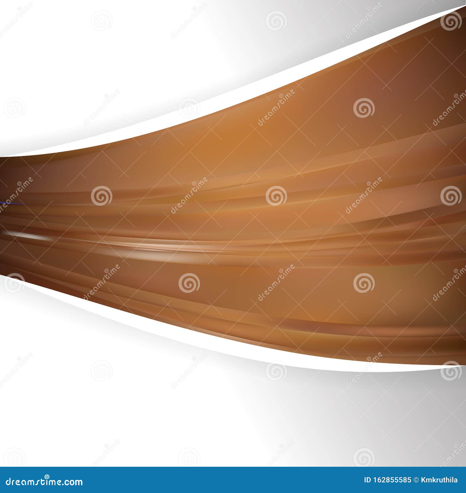 Abstract Brown Wave Business Background Design Template Stock Vector ...