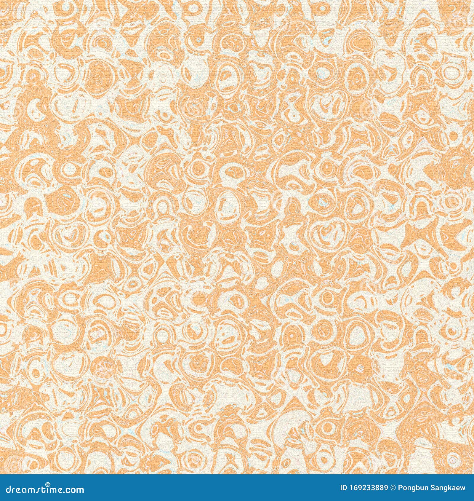 Abstract Brown Wavy Shape Pattern Background Stock Illustration ...