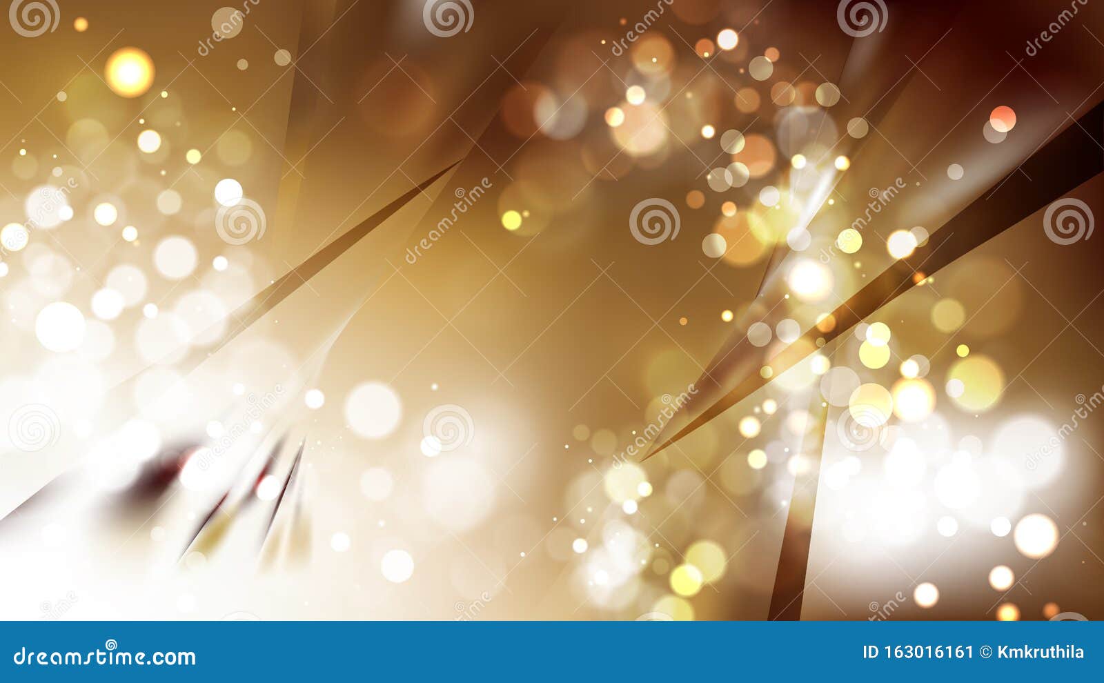 Abstract Brown and White Bokeh Lights Background Vector Stock Vector - Illustration of shining ...