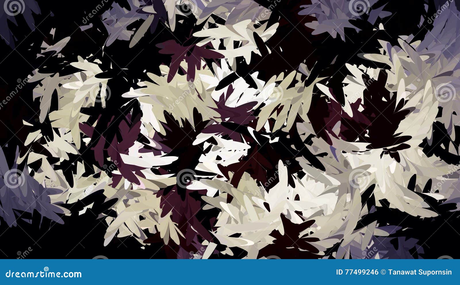 Abstract Brown White Cream Black Color Pattern Wallpaper Stock ...