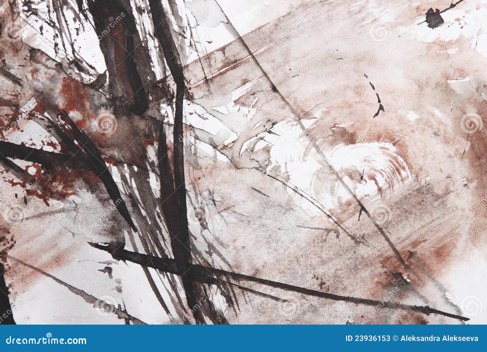 Abstract brush painting stock illustration. Illustration of draw - 23936153