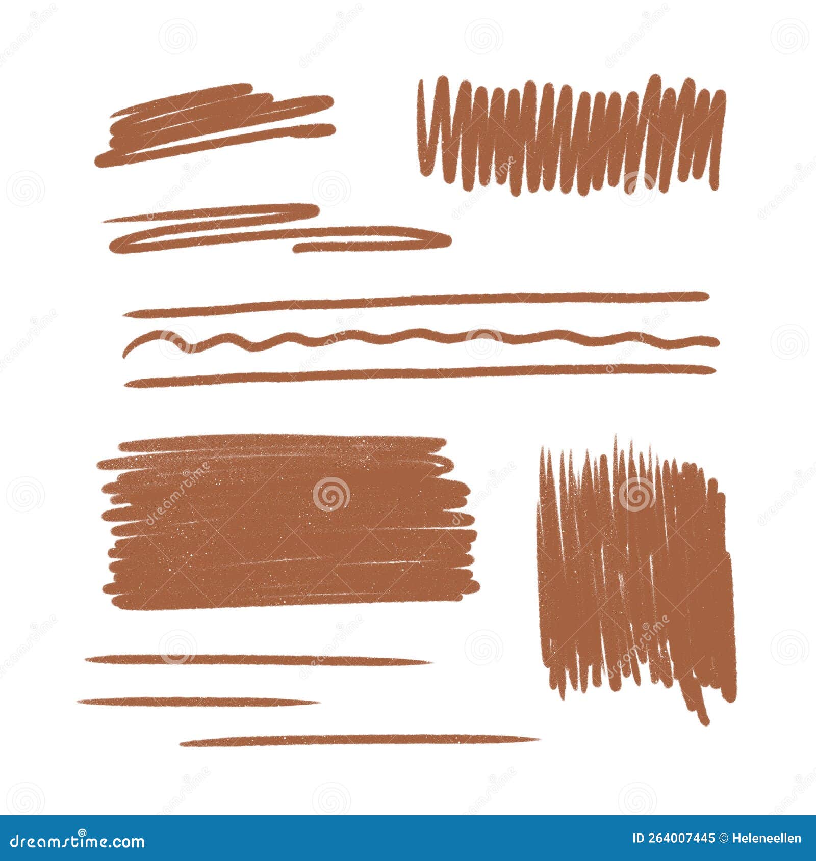 Abstract Brush Stroke Shape Digital Illustration, Cut Out Image ...