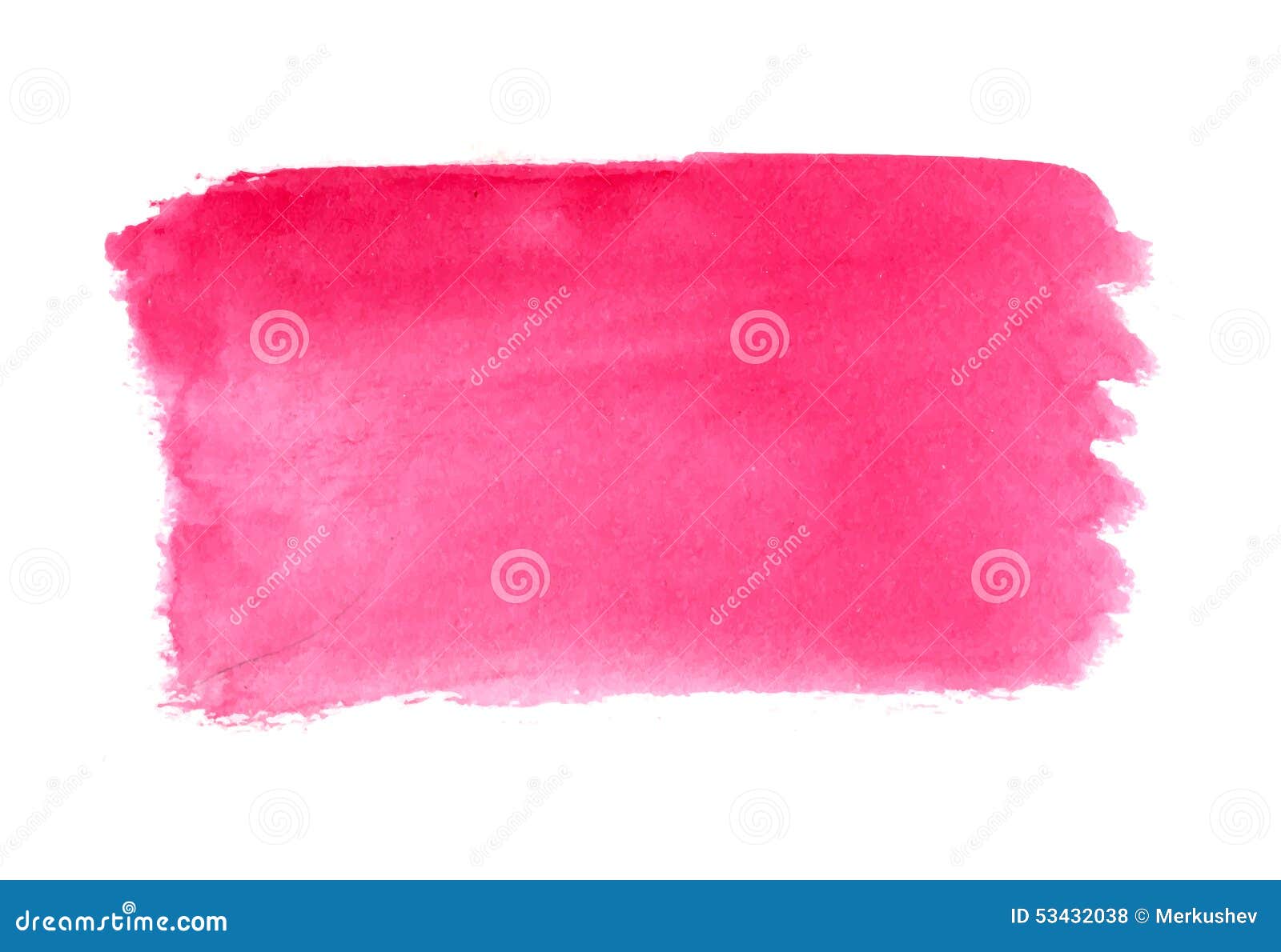Abstract Brush Strokes, Pink Watercolor Background Stock Vector ...