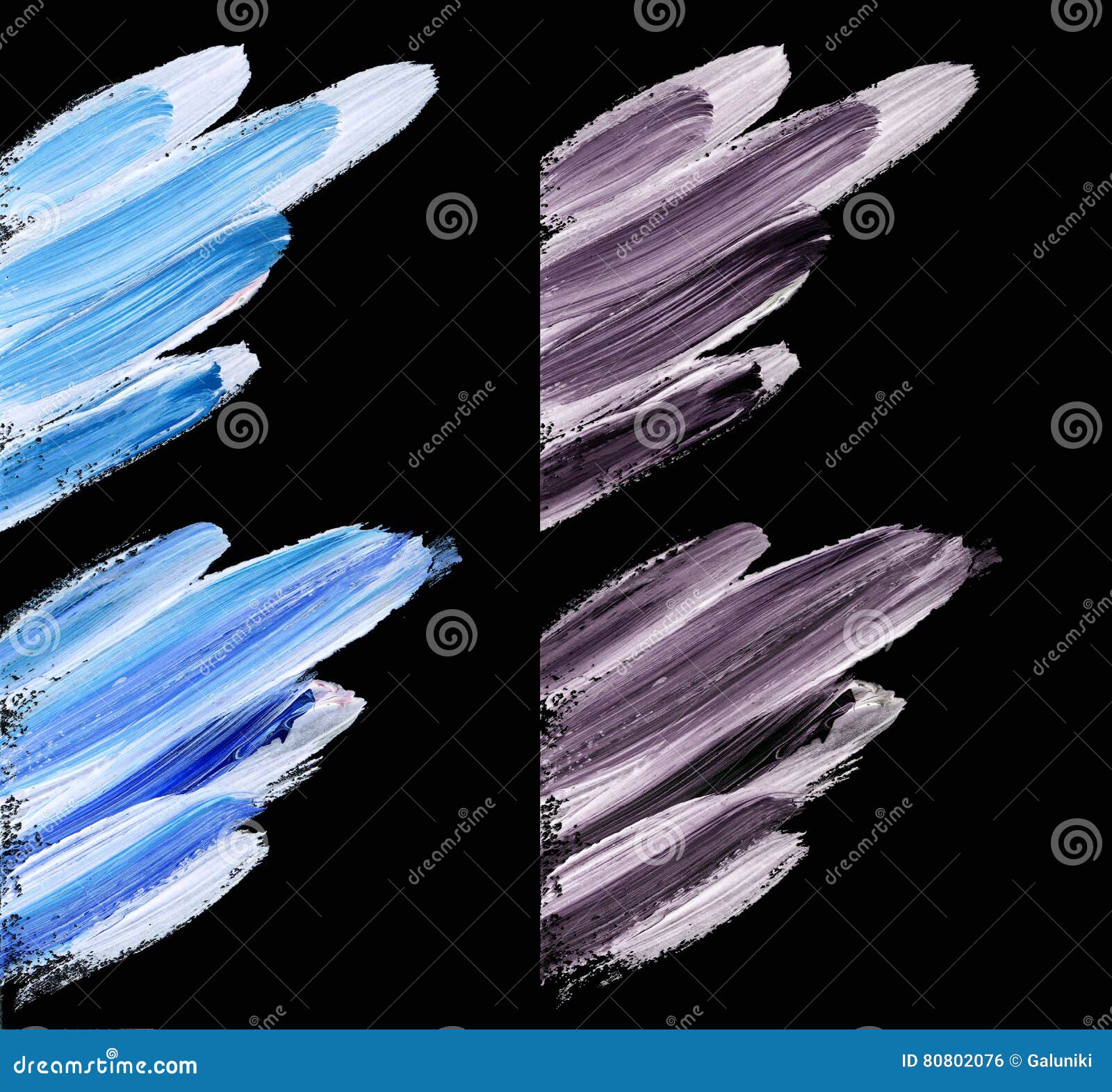 Abstract Brushstroke Background in Winter Color Stock Illustration ...