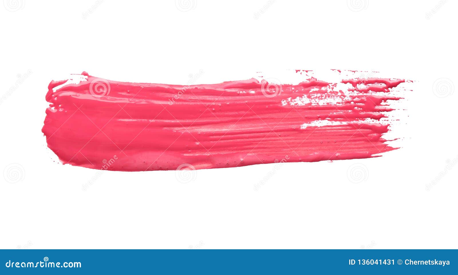 Abstract Brushstroke of Pink Paint Stock Image - Image of design, blot ...