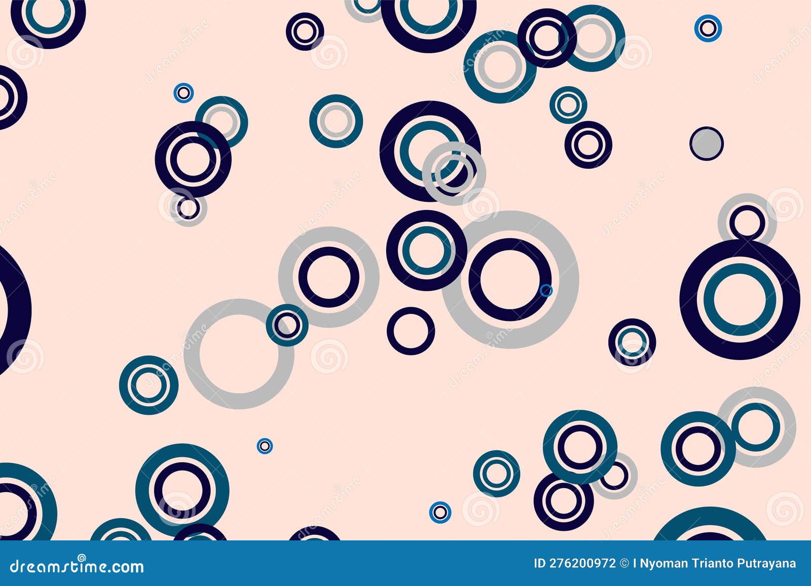 Abstract Bubble Circle Background. Geometric Circle Stock Vector ...
