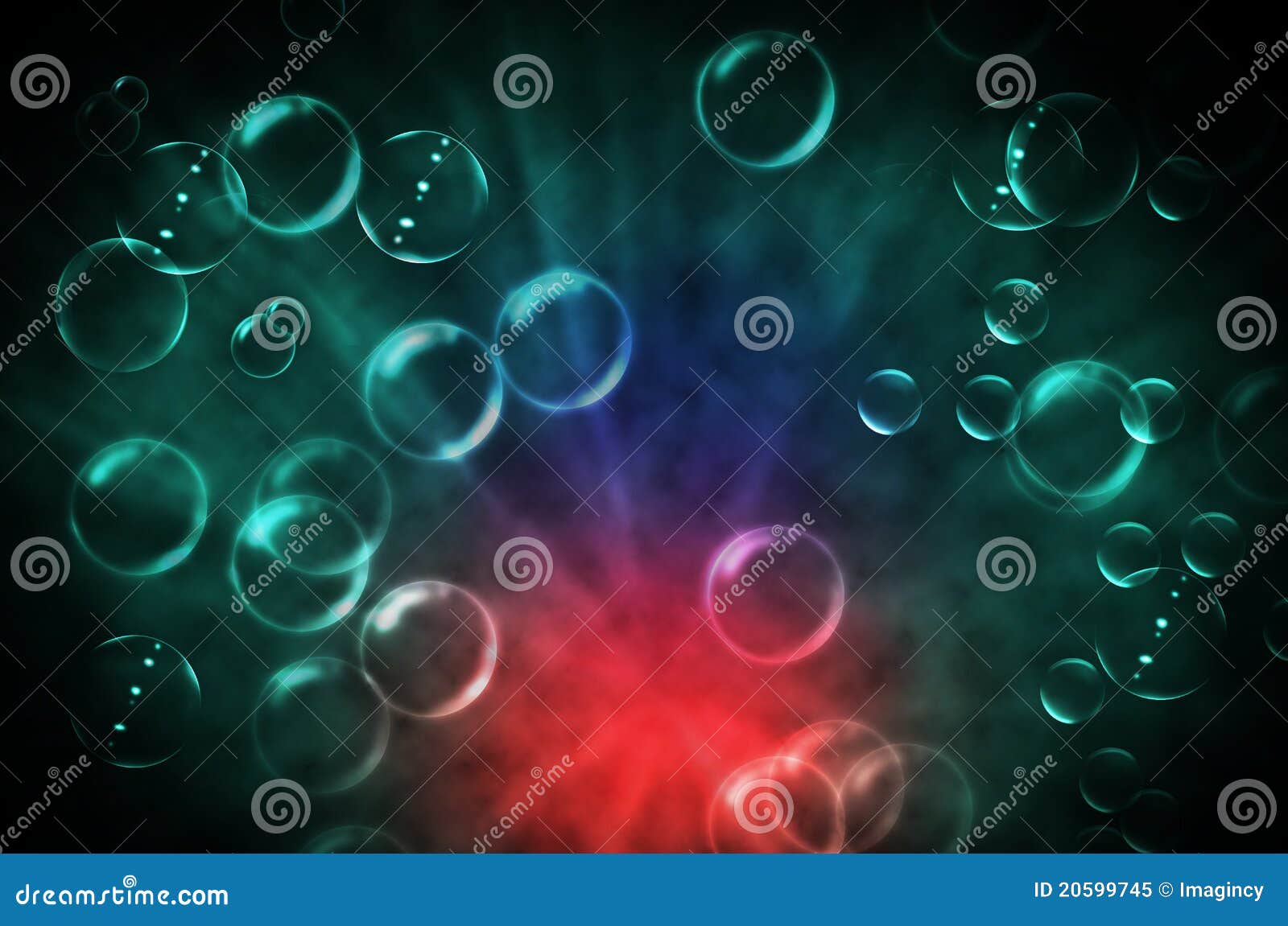 Abstract bubble effect stock illustration. Illustration of colour ...