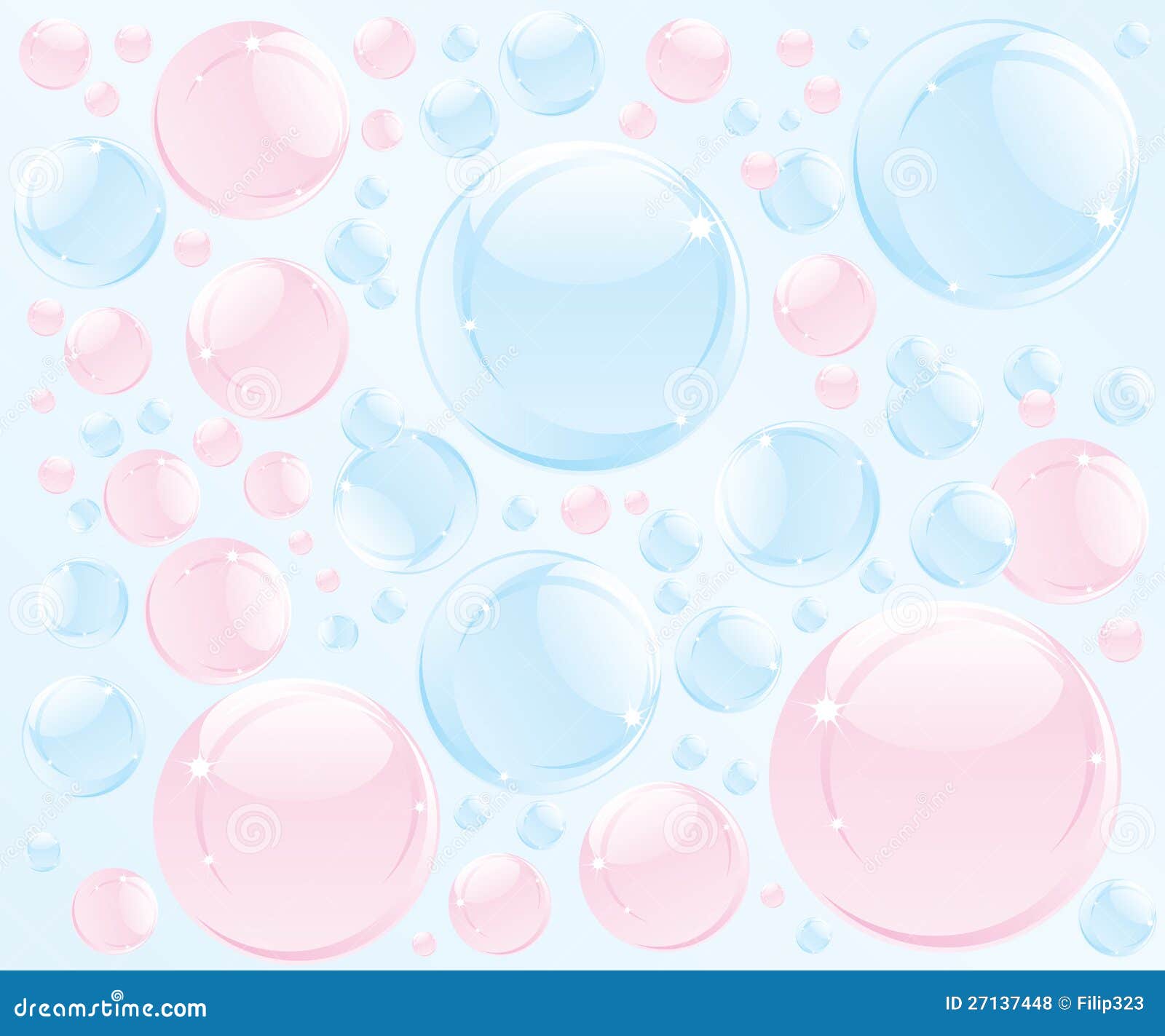 Abstract Bubble, Liquid Sphere On Color Gradient Background. Water Drop ...