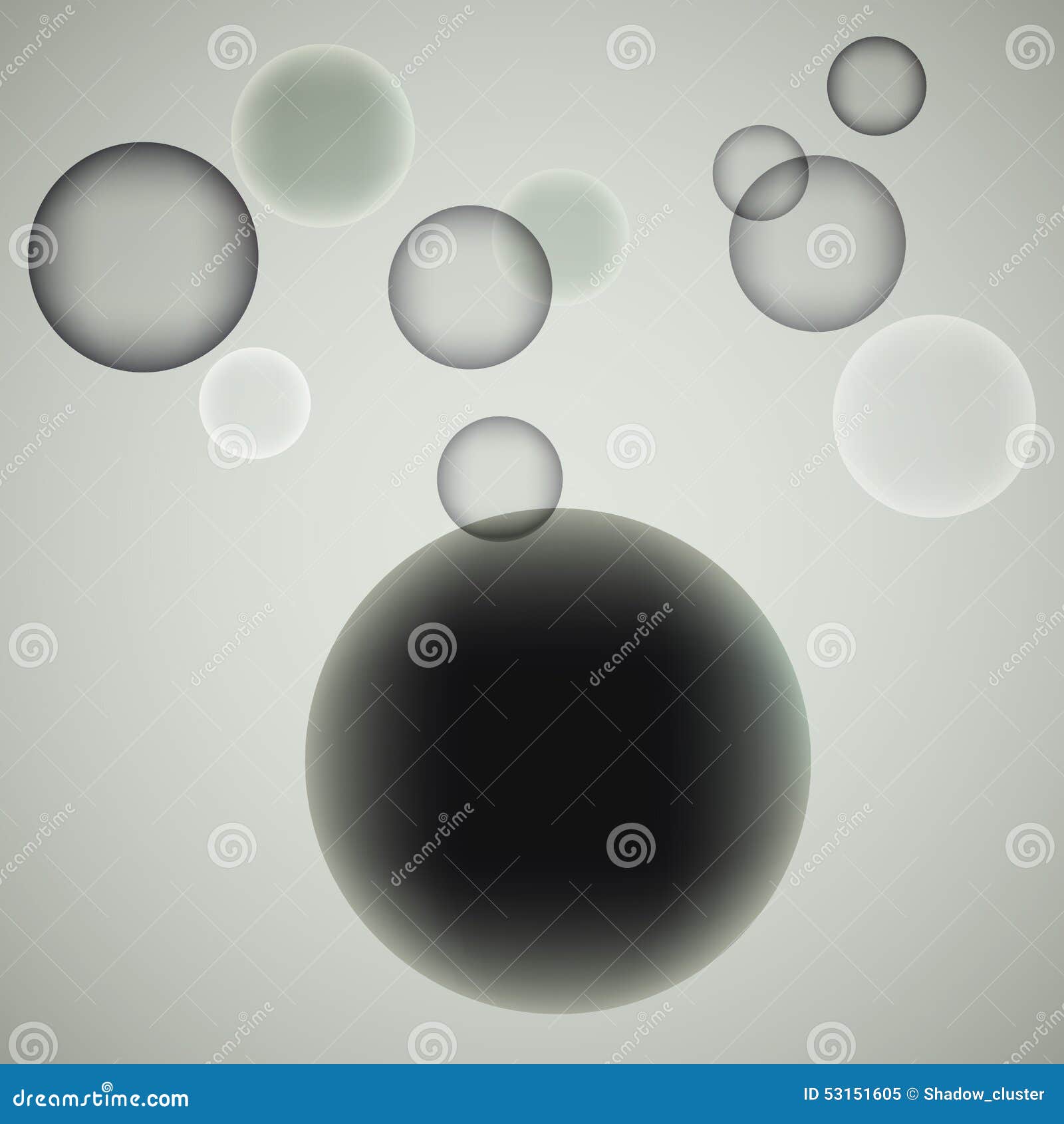 Abstract Bubbles Background Stock Vector - Illustration of circle, flow ...