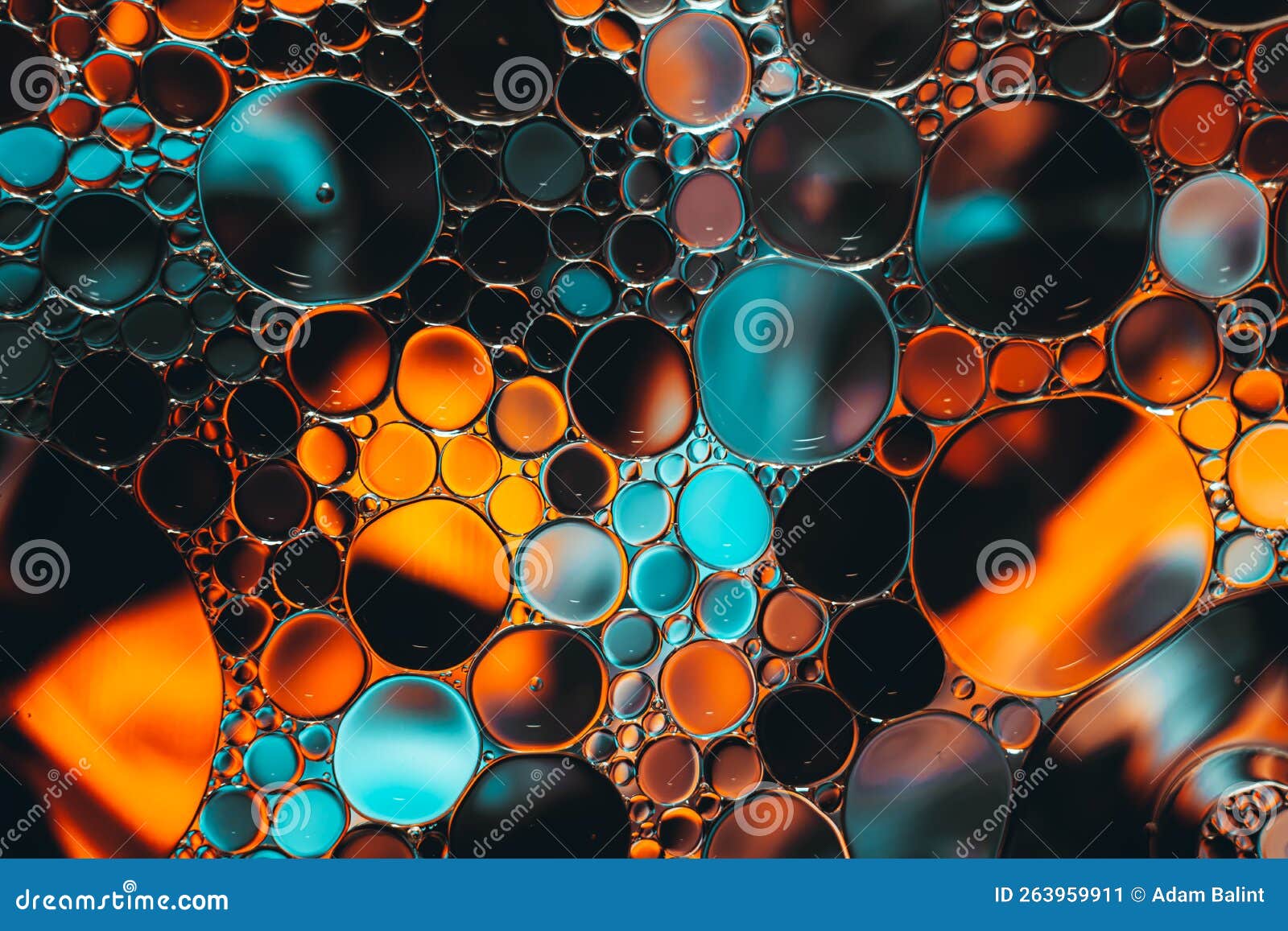 Abstract bubbles colorful stock image. Image of organ - 263959911