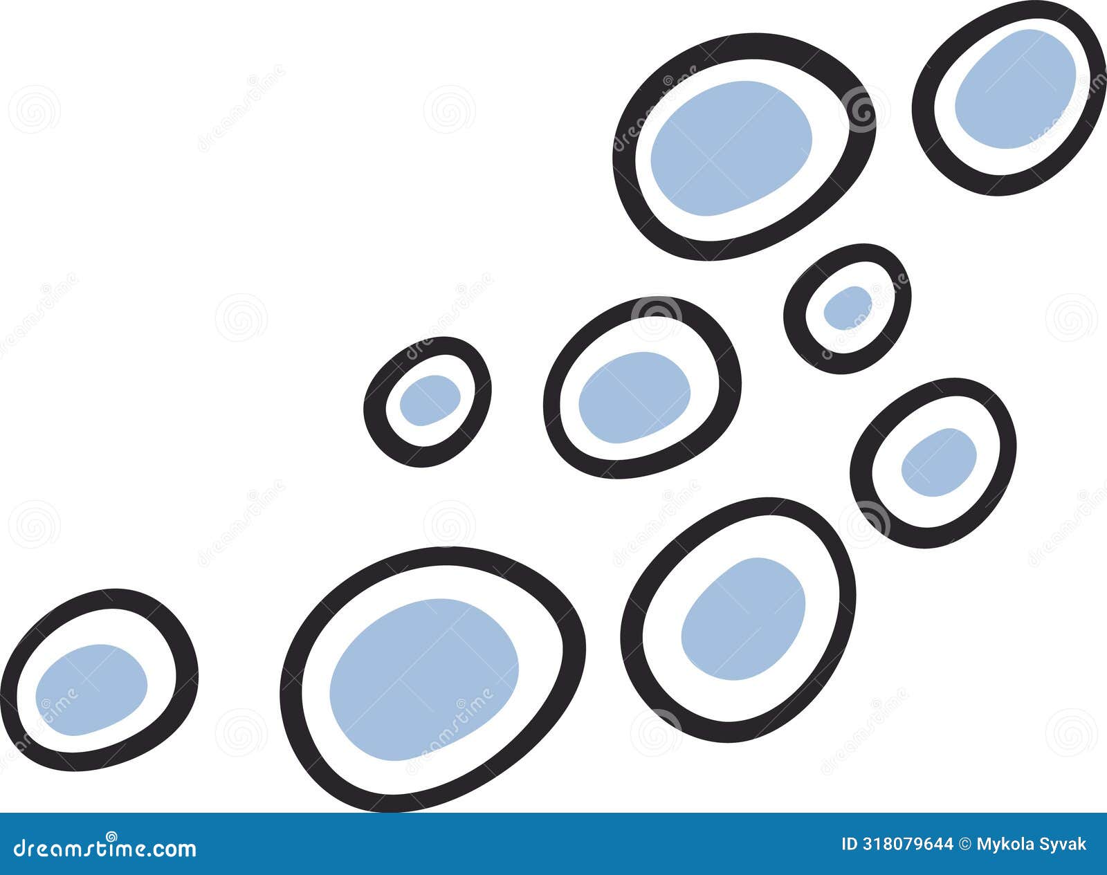 Abstract Bubbles Pattern stock vector. Illustration of geometric ...