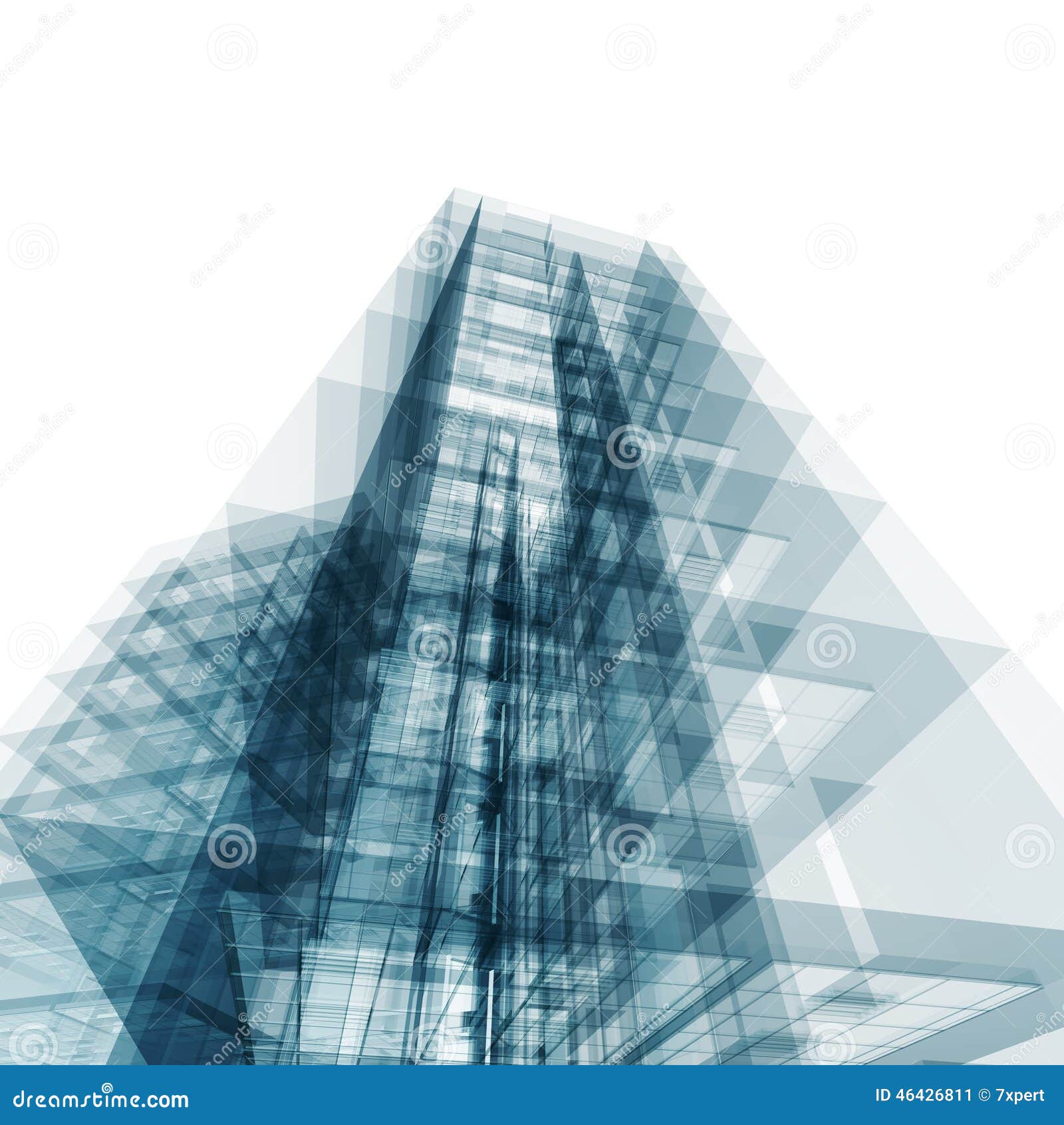 Abstract building stock illustration. Illustration of structure - 46426811