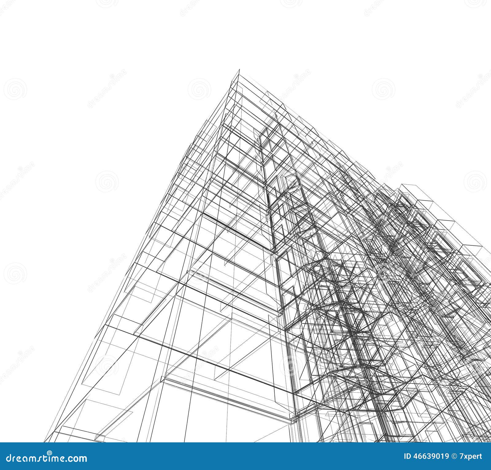 Abstract building stock illustration. Illustration of white - 46639019