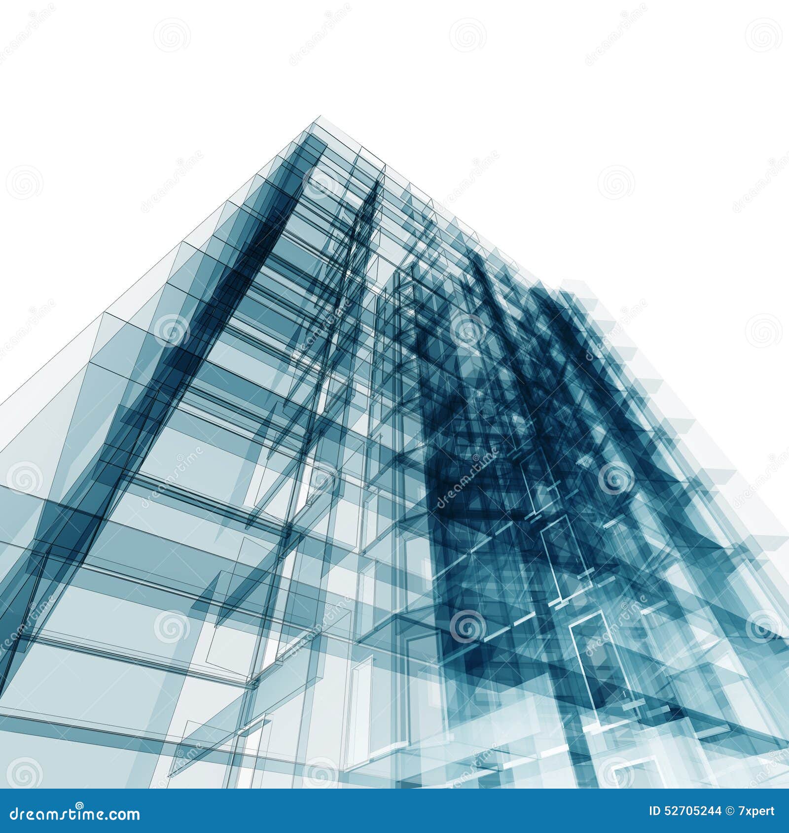 Abstract building stock illustration. Illustration of modern - 52705244