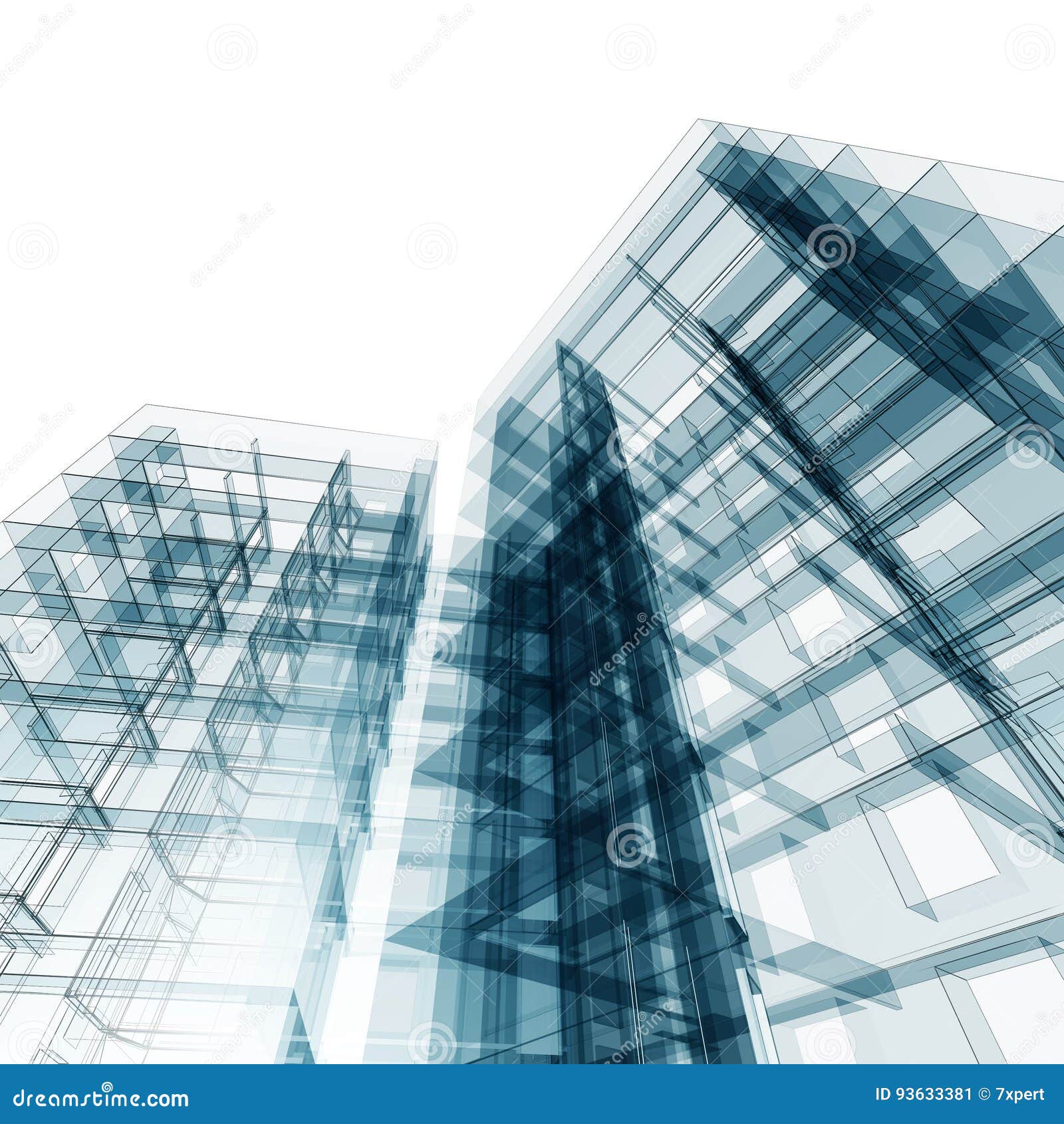 Abstract building stock illustration. Illustration of construction ...