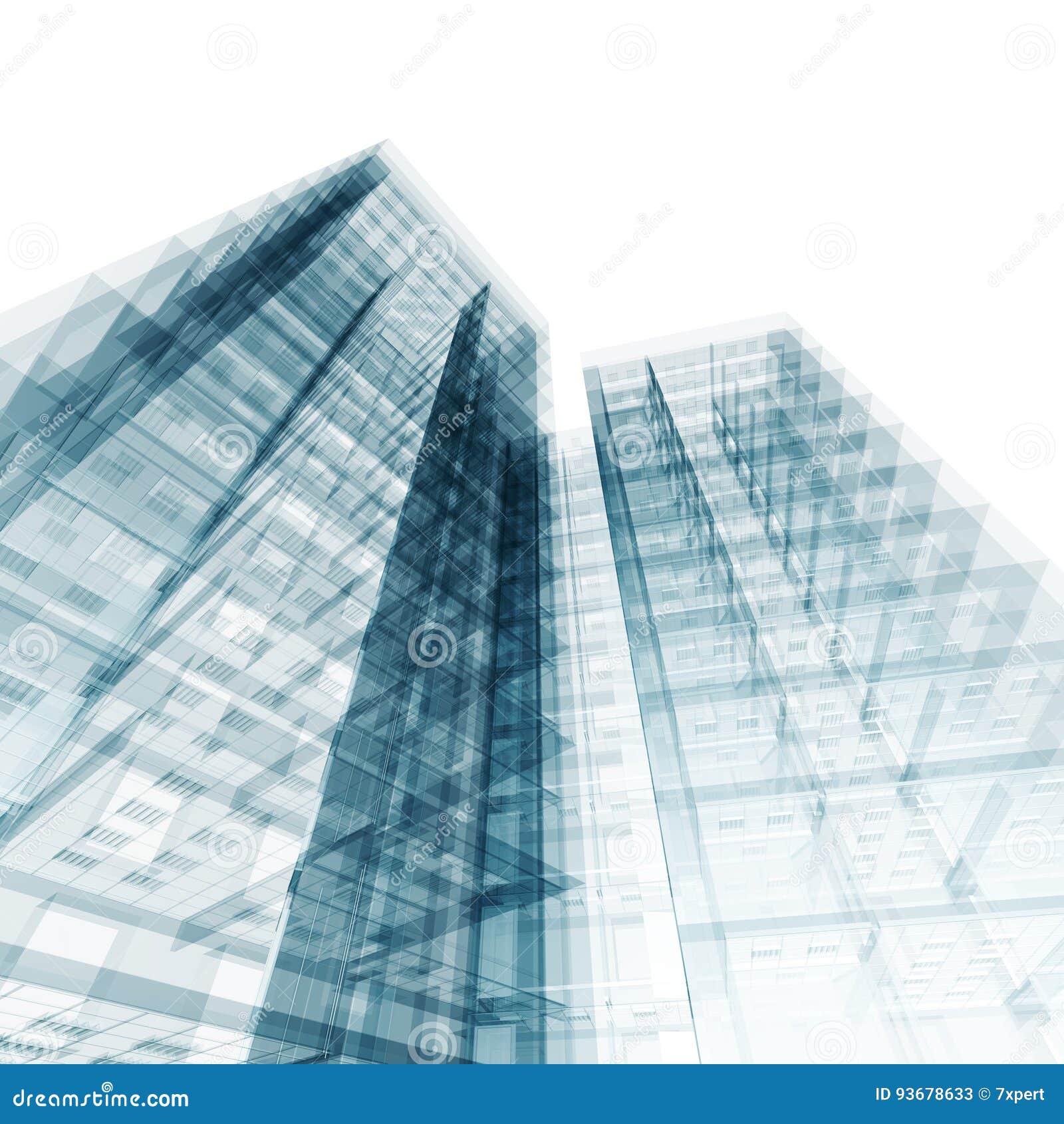 Abstract building stock illustration. Illustration of engineering ...