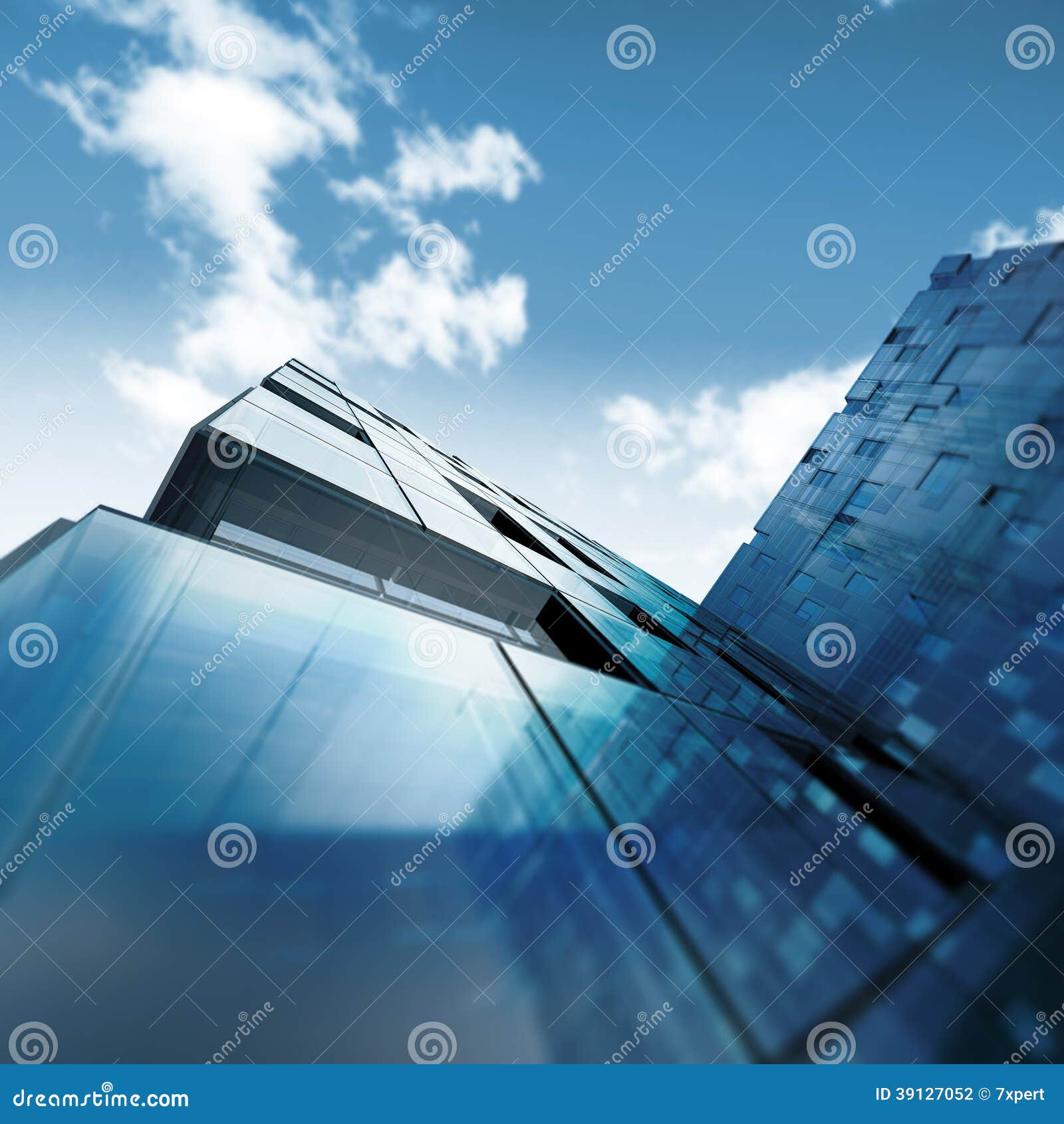 Abstract building stock illustration. Illustration of skyscraper - 39127052