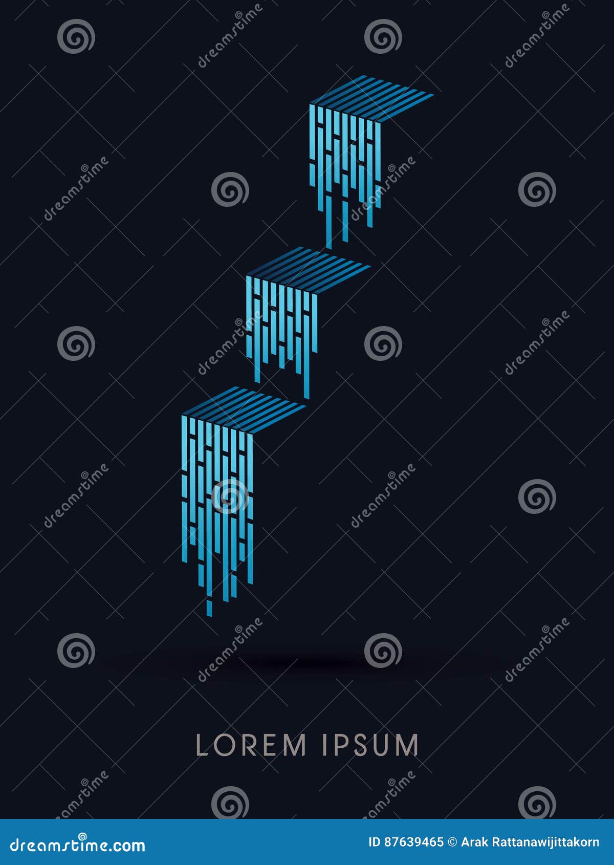 Abstract building graphic stock vector. Illustration of complex - 87639465