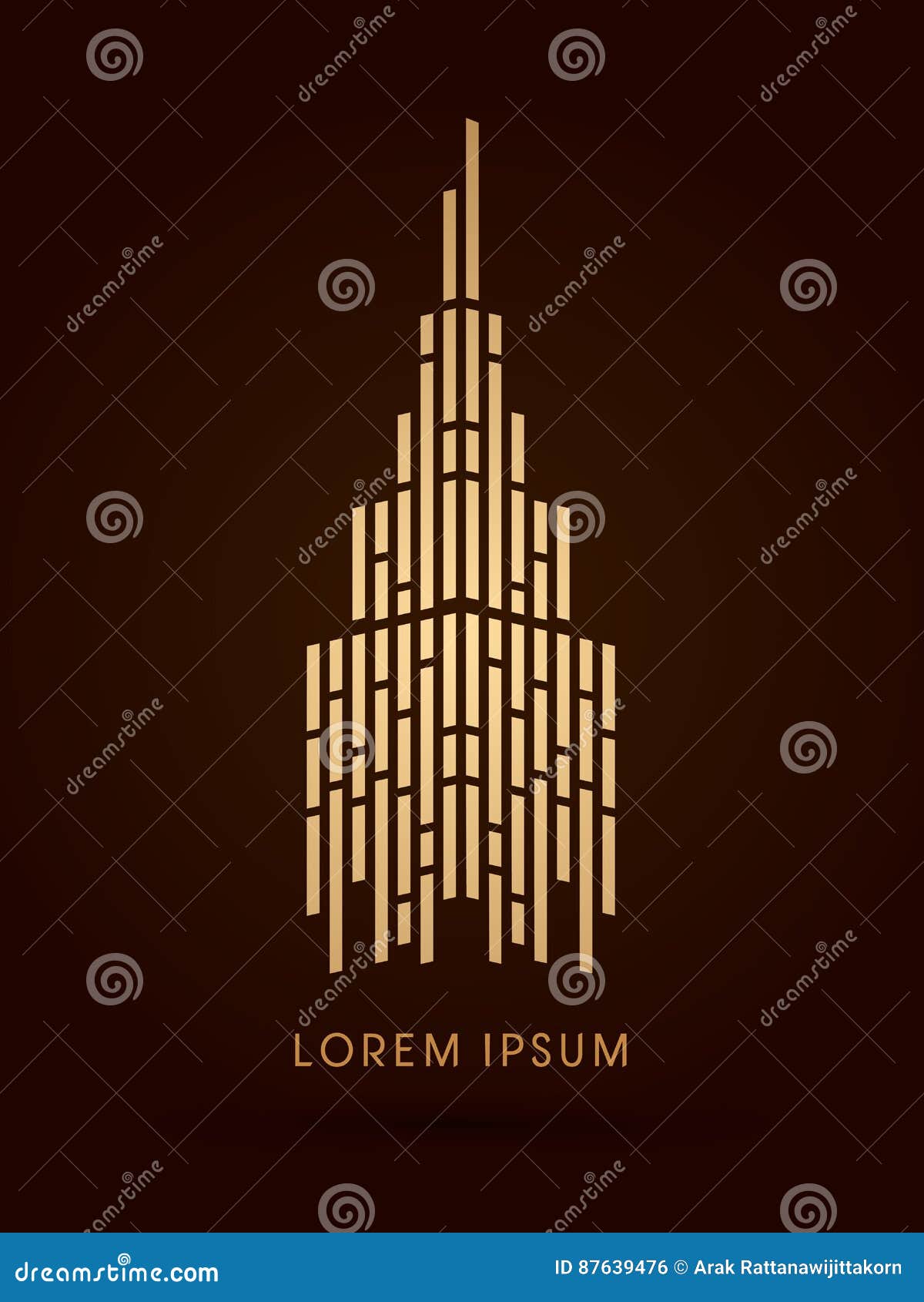 Abstract building graphic stock vector. Illustration of creative - 87639476