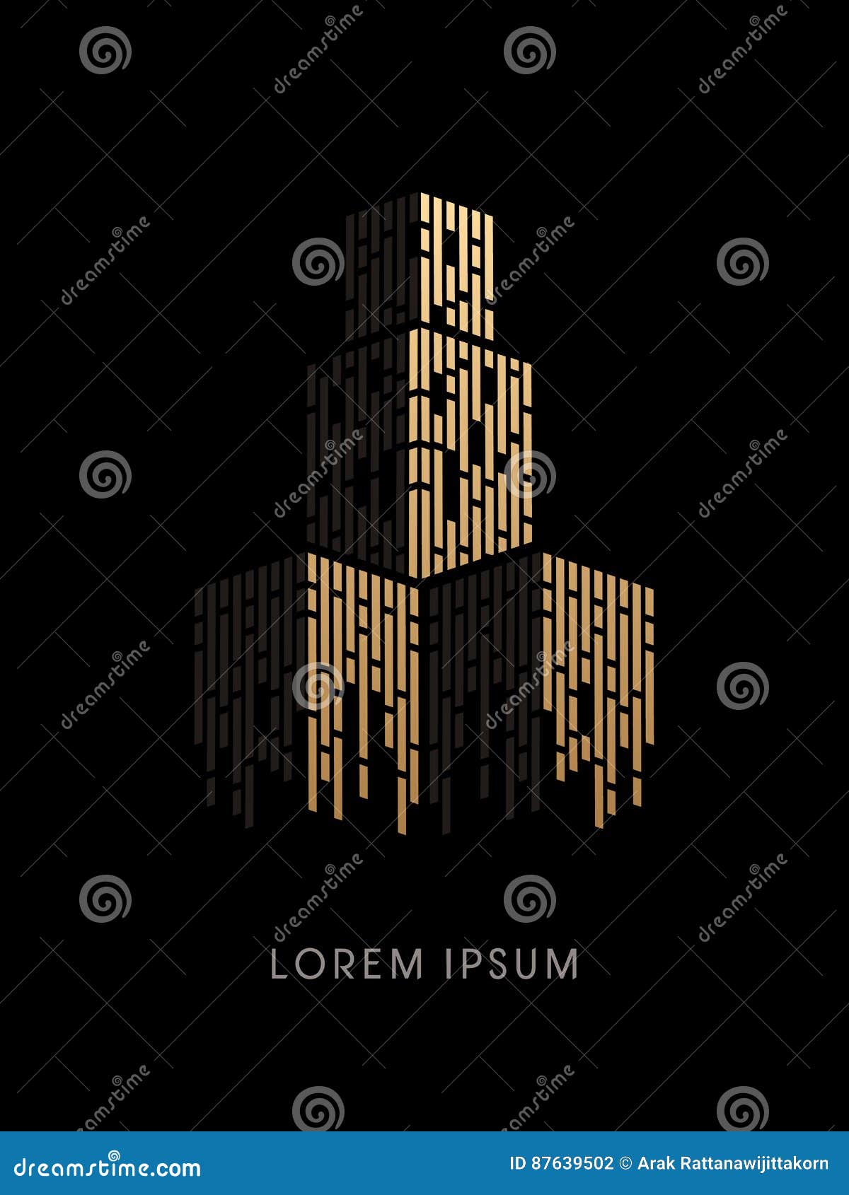 Abstract building graphic stock vector. Illustration of design - 87639502