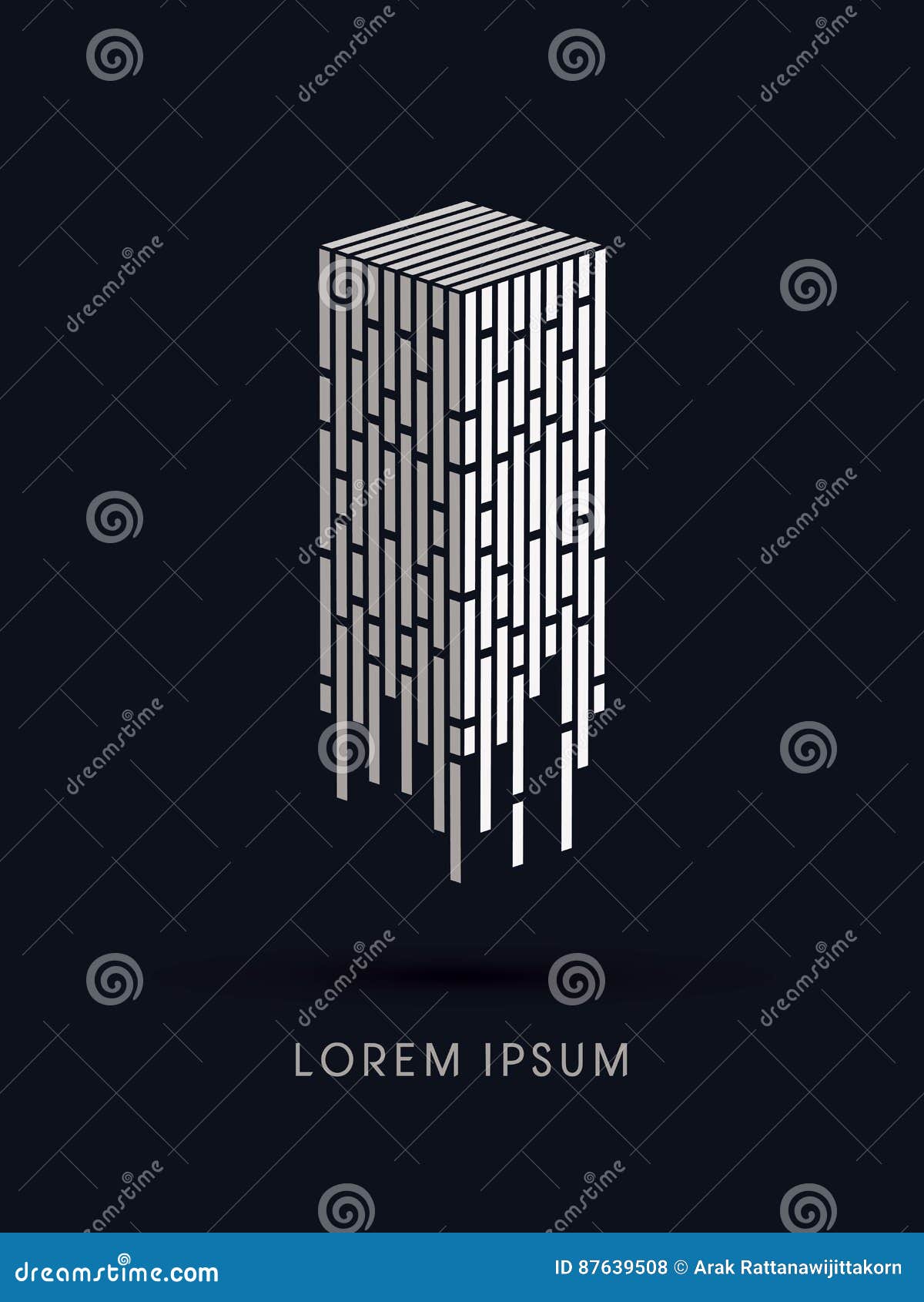 Abstract building graphic stock vector. Illustration of logo - 87639508