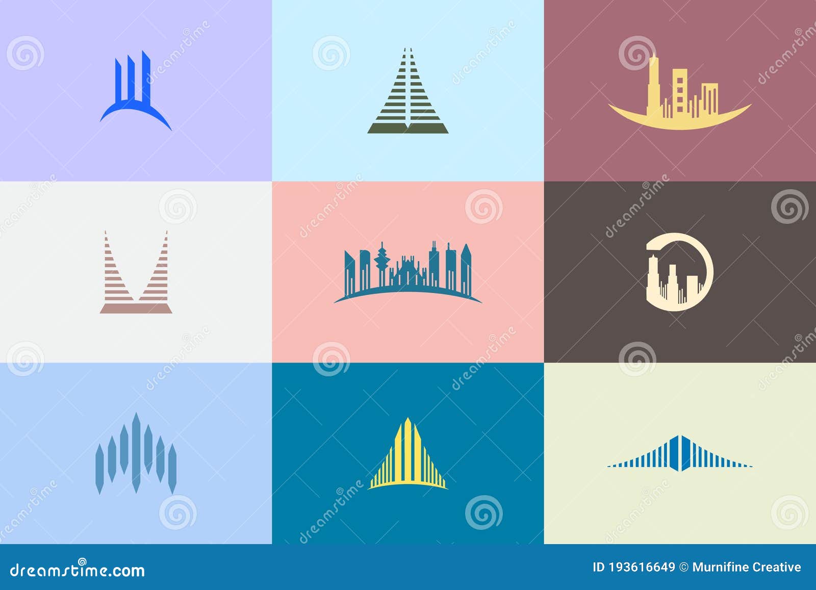 Abstract Building Kit Logo Design Template Stock Vector - Illustration ...