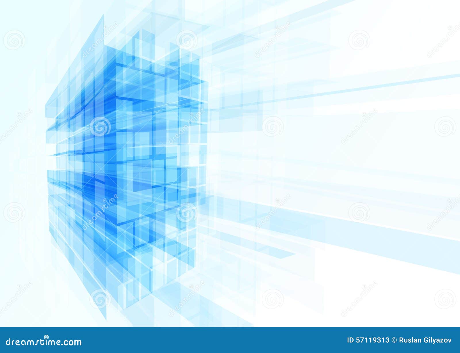 Abstract Building from the Lines Stock Vector - Illustration of house ...