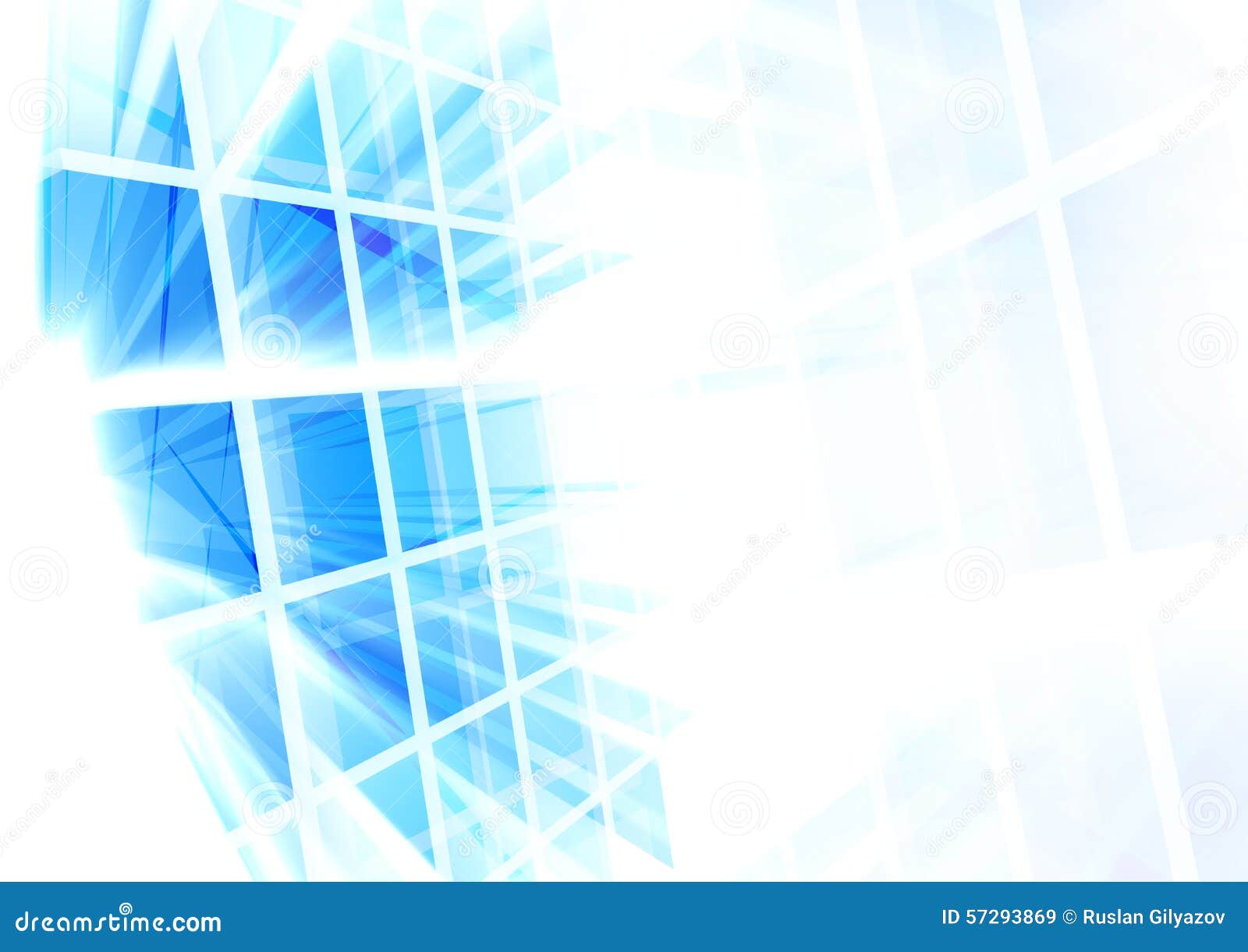 Abstract Building from the Lines Stock Illustration - Illustration of ...