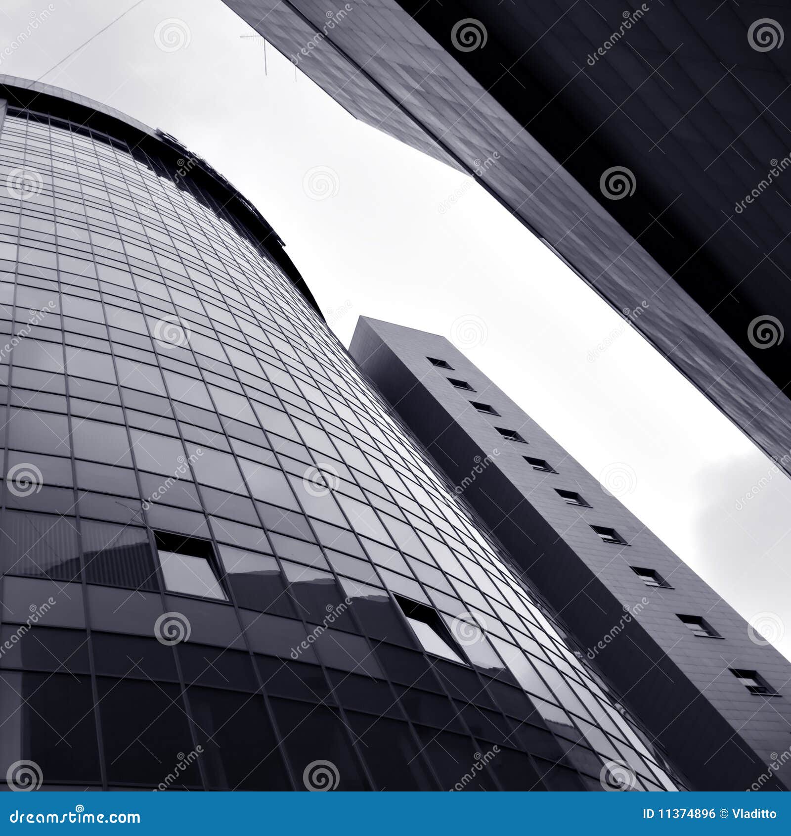 Abstract Building Skyscrapers Stock Photo - Image of modern, design ...
