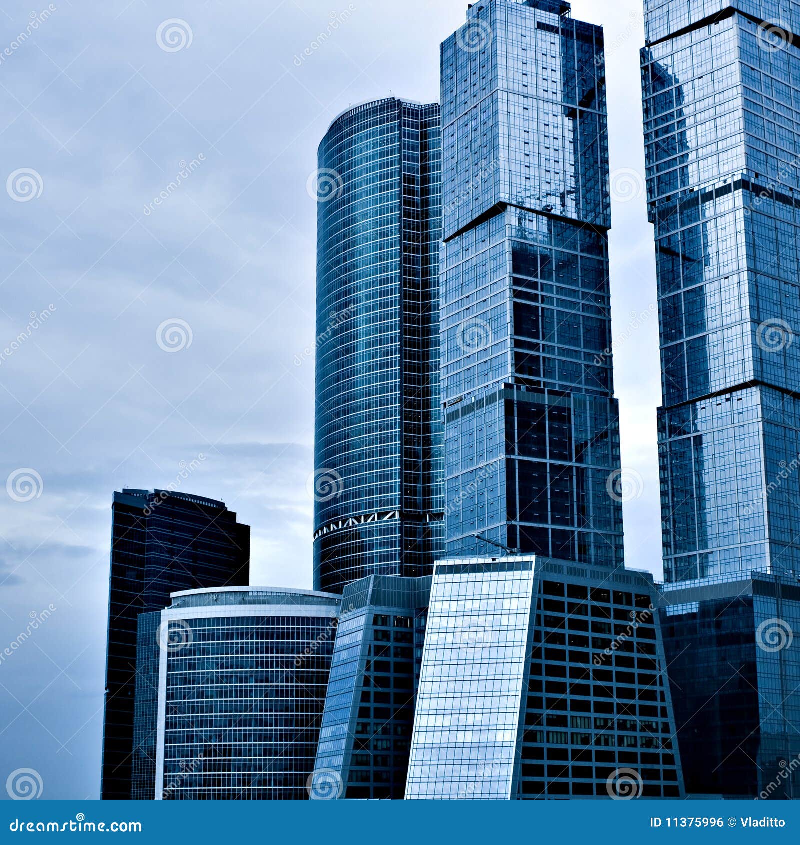 Abstract Building Skyscrapers Stock Photo - Image of multistory ...