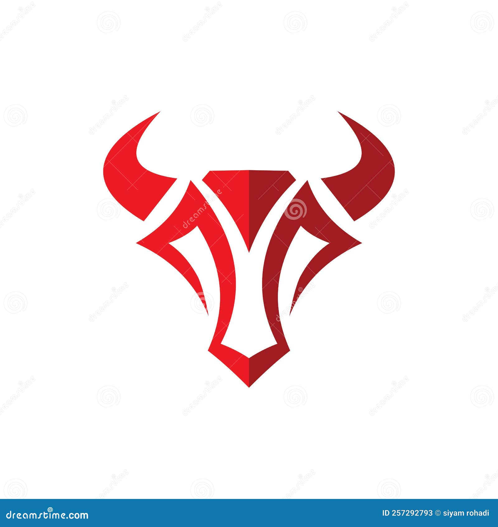 Abstract Bull Logo Vector Illustrations Design Icon Logo Stock Vector ...