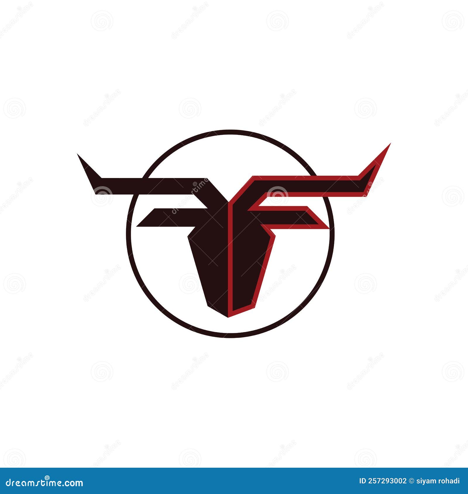 Abstract Bull Logo Vector Illustrations Design Icon Logo Stock Vector ...