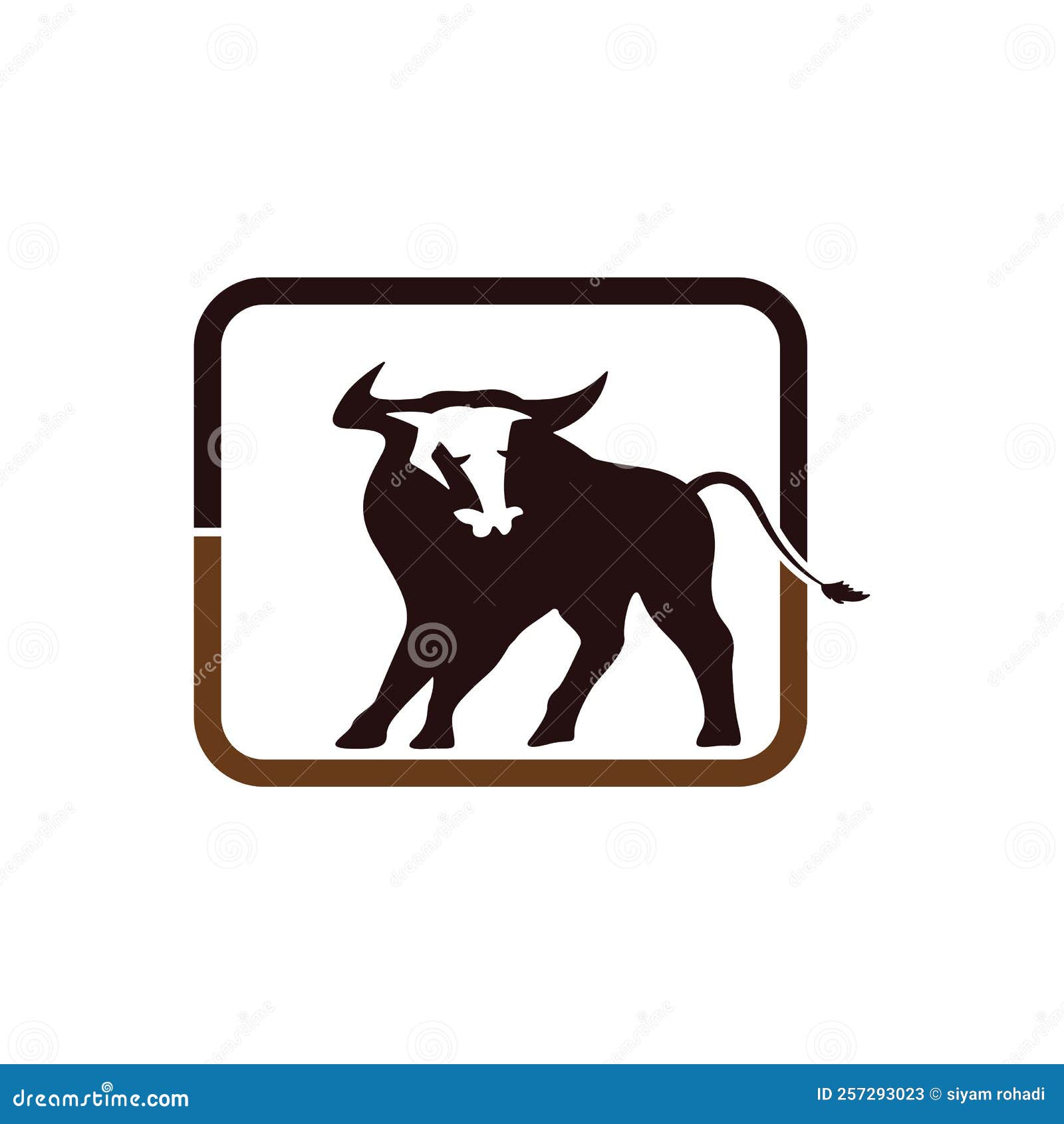 Abstract Bull Logo Vector Illustrations Design Icon Logo Stock Vector ...