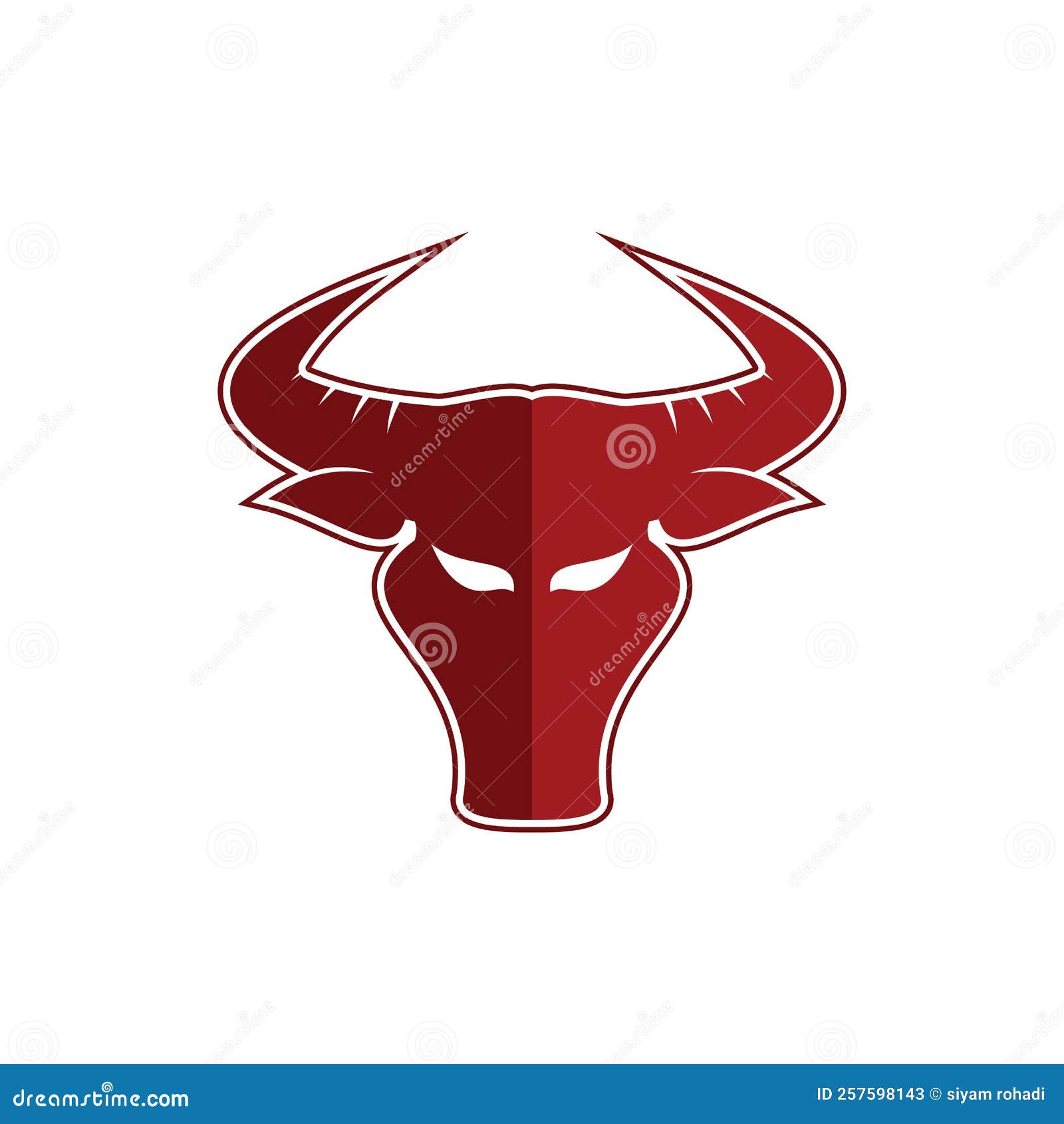 Abstract Bull Logo Vector Illustrations Design Icon Logo Stock Vector ...