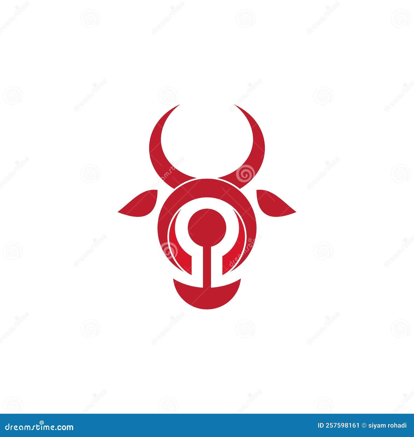 Abstract Bull Logo Vector Illustrations Design Icon Logo Stock Vector ...