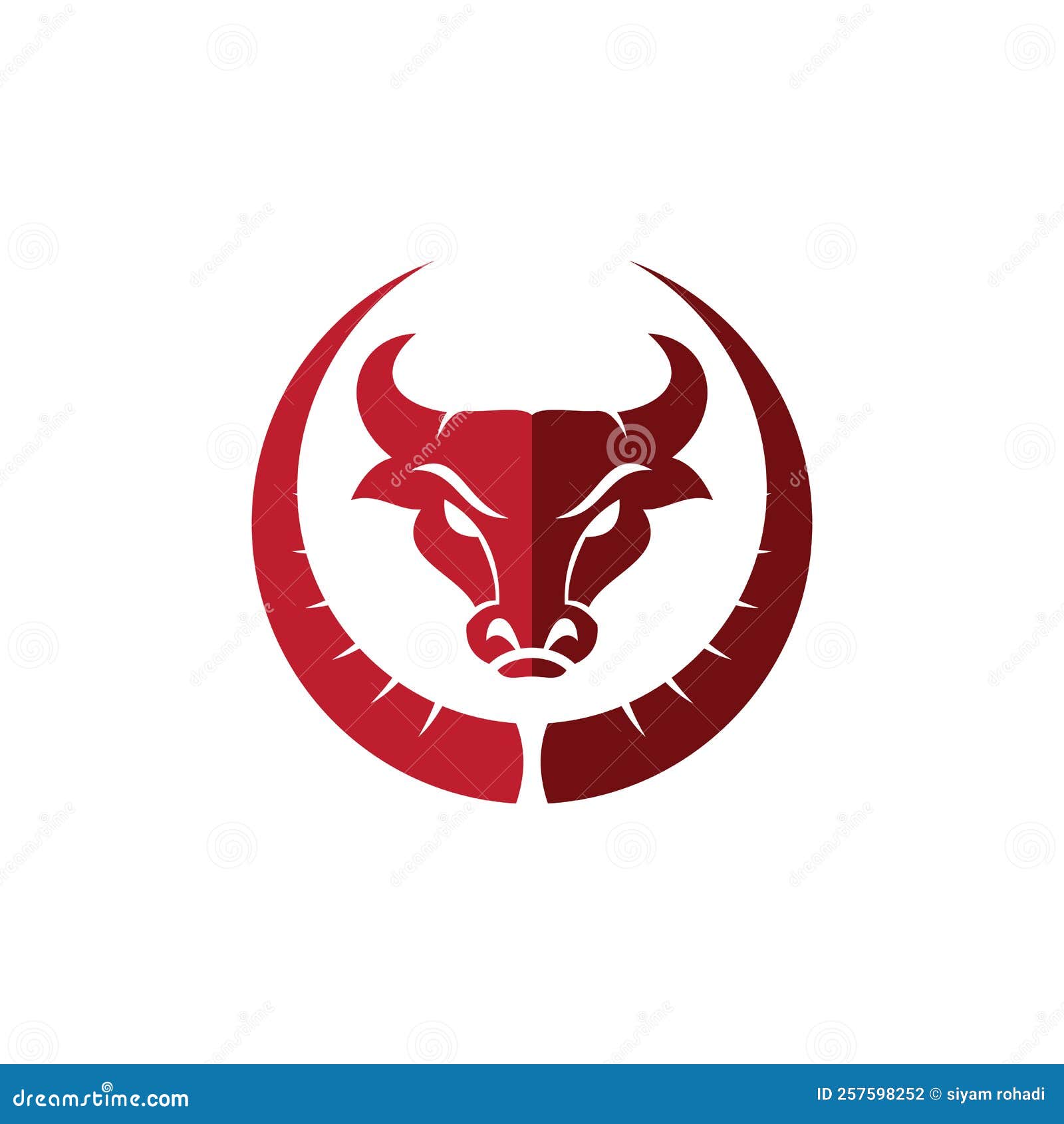 Abstract Bull Logo Vector Illustrations Design Icon Logo Stock Vector ...