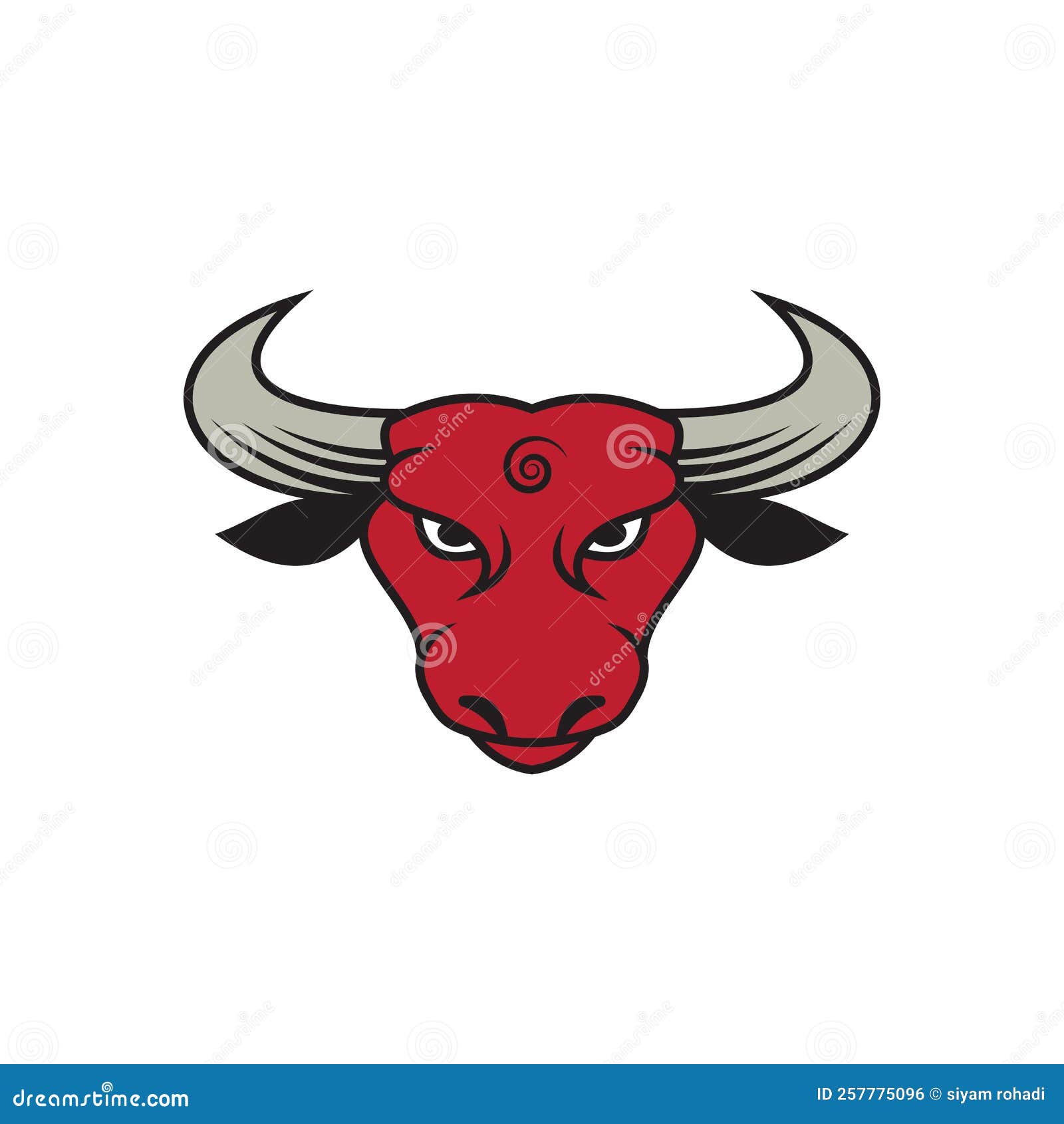 Abstract Bull Logo Vector Illustrations Design Icon Logo Stock Vector ...