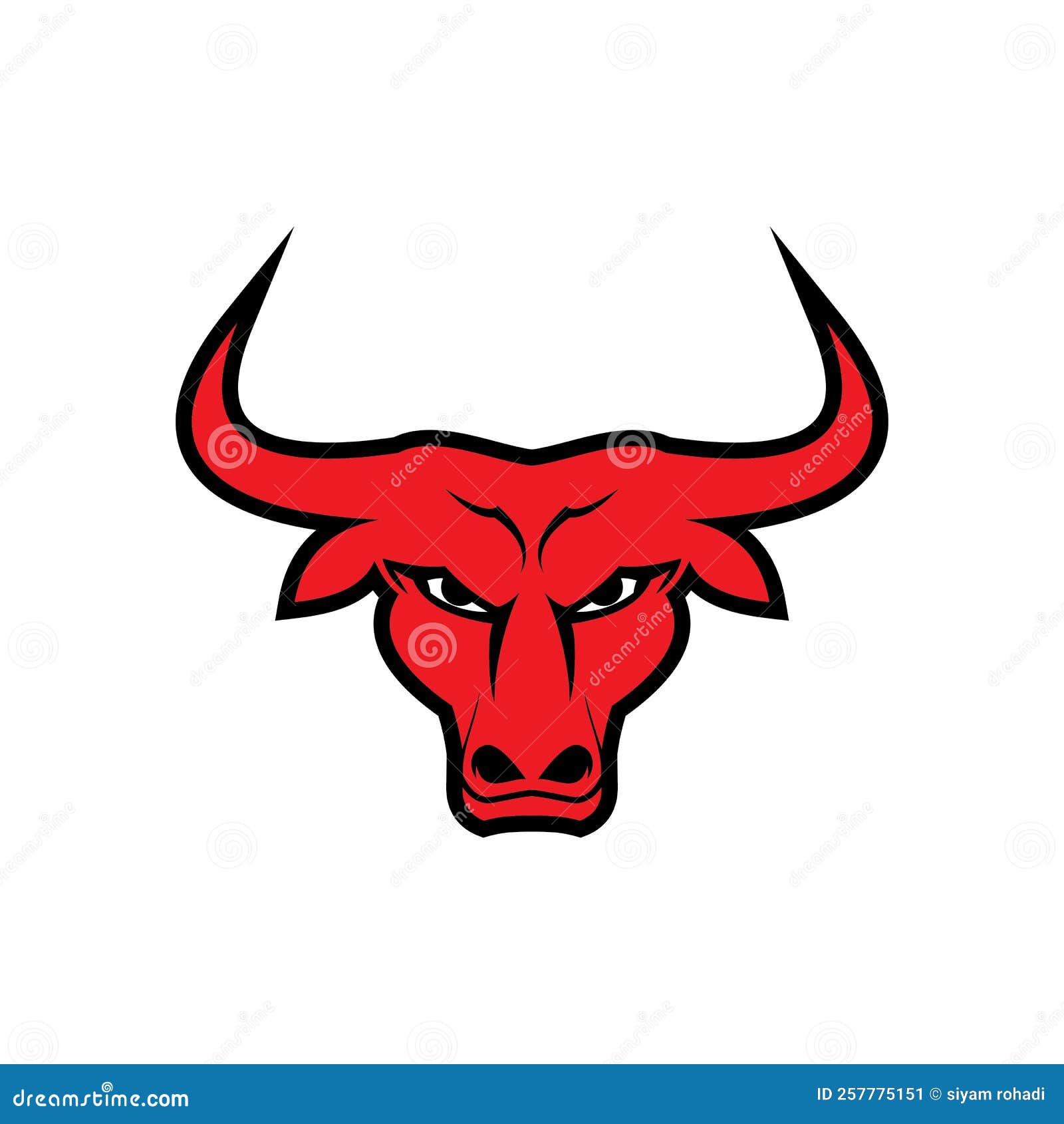 Abstract Bull Logo Vector Illustrations Design Icon Logo Stock Vector ...