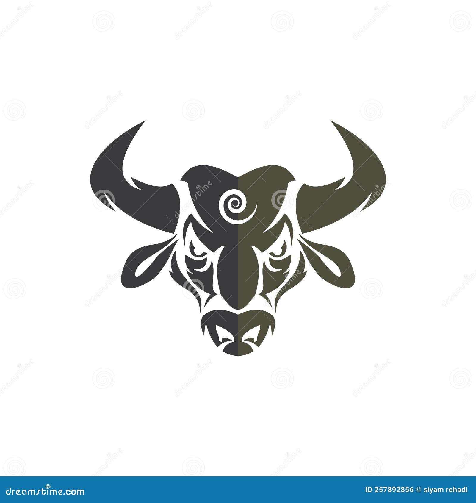 Abstract Bull Logo Vector Illustrations Design Icon Logo Stock Vector ...