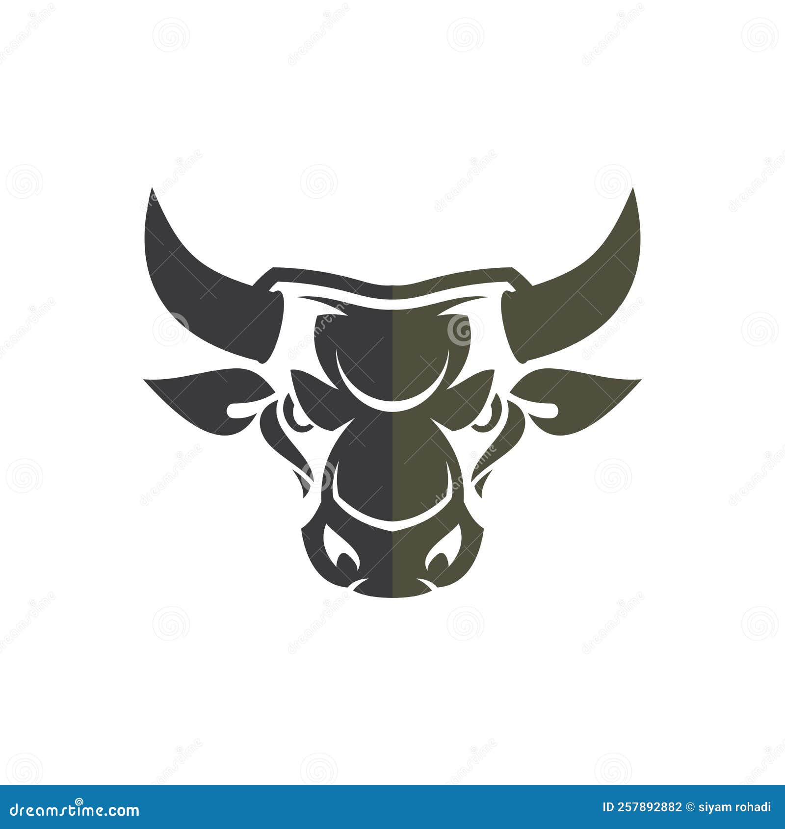 Abstract Bull Logo Vector Illustrations Design Icon Logo Stock Vector ...