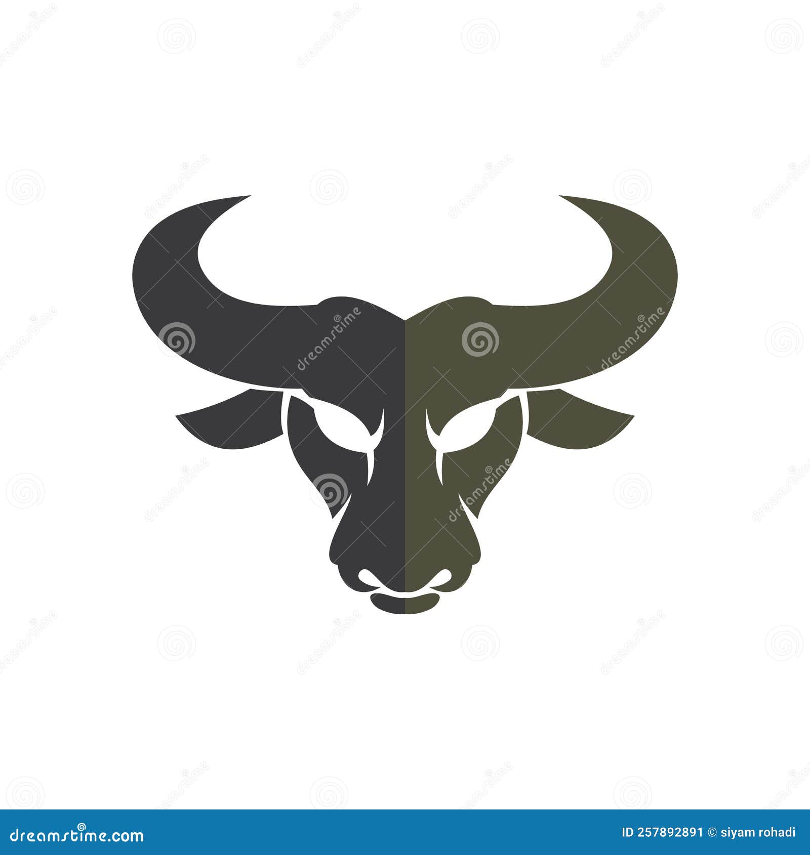 Abstract Bull Logo Vector Illustrations Design Icon Logo Stock Vector ...