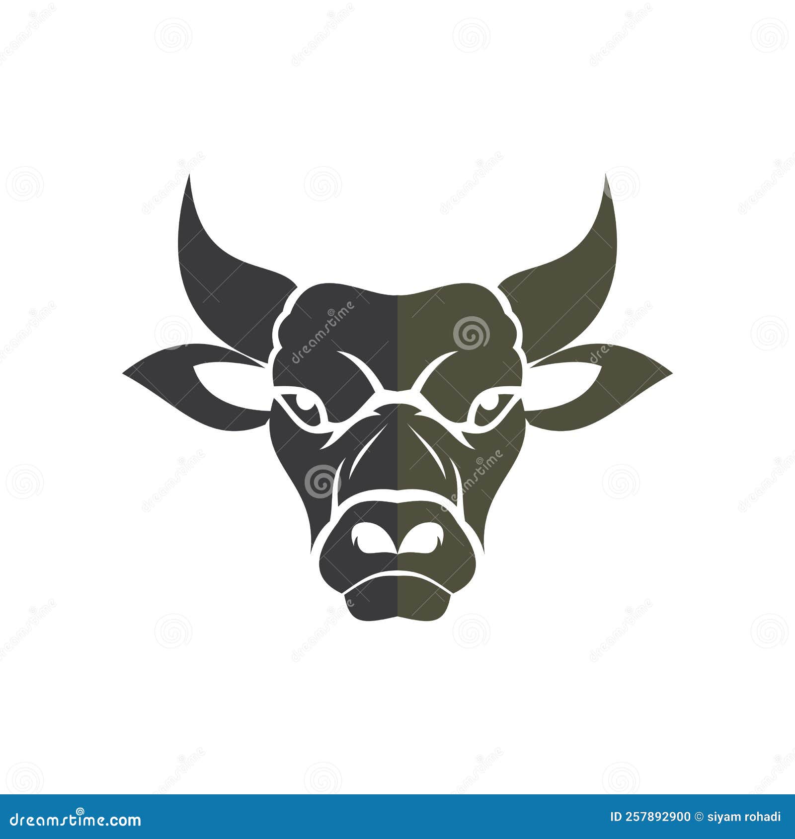 Abstract Bull Logo Vector Illustrations Design Icon Logo Stock Vector ...