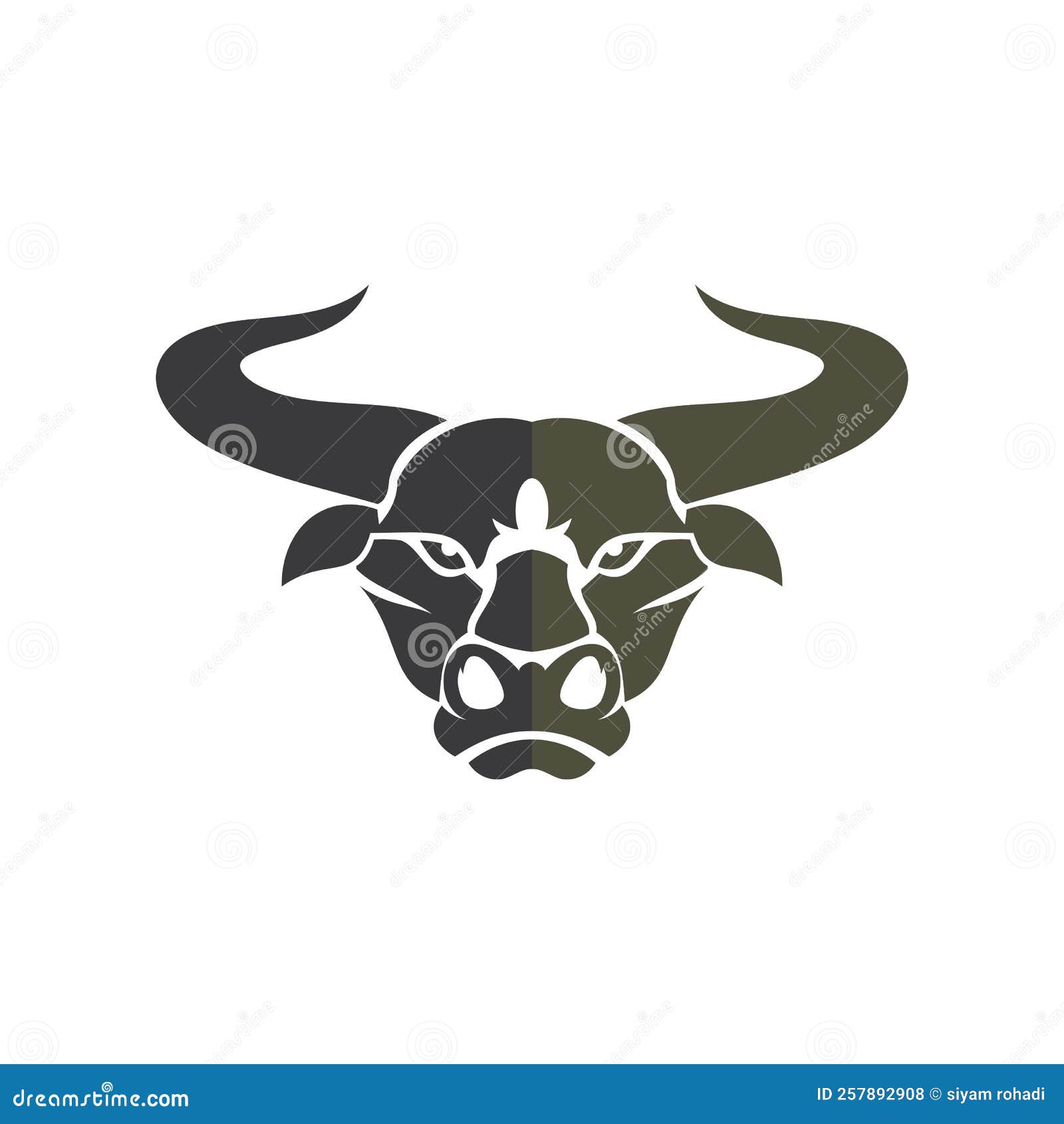 Abstract Bull Logo Vector Illustrations Design Icon Logo Stock Vector ...