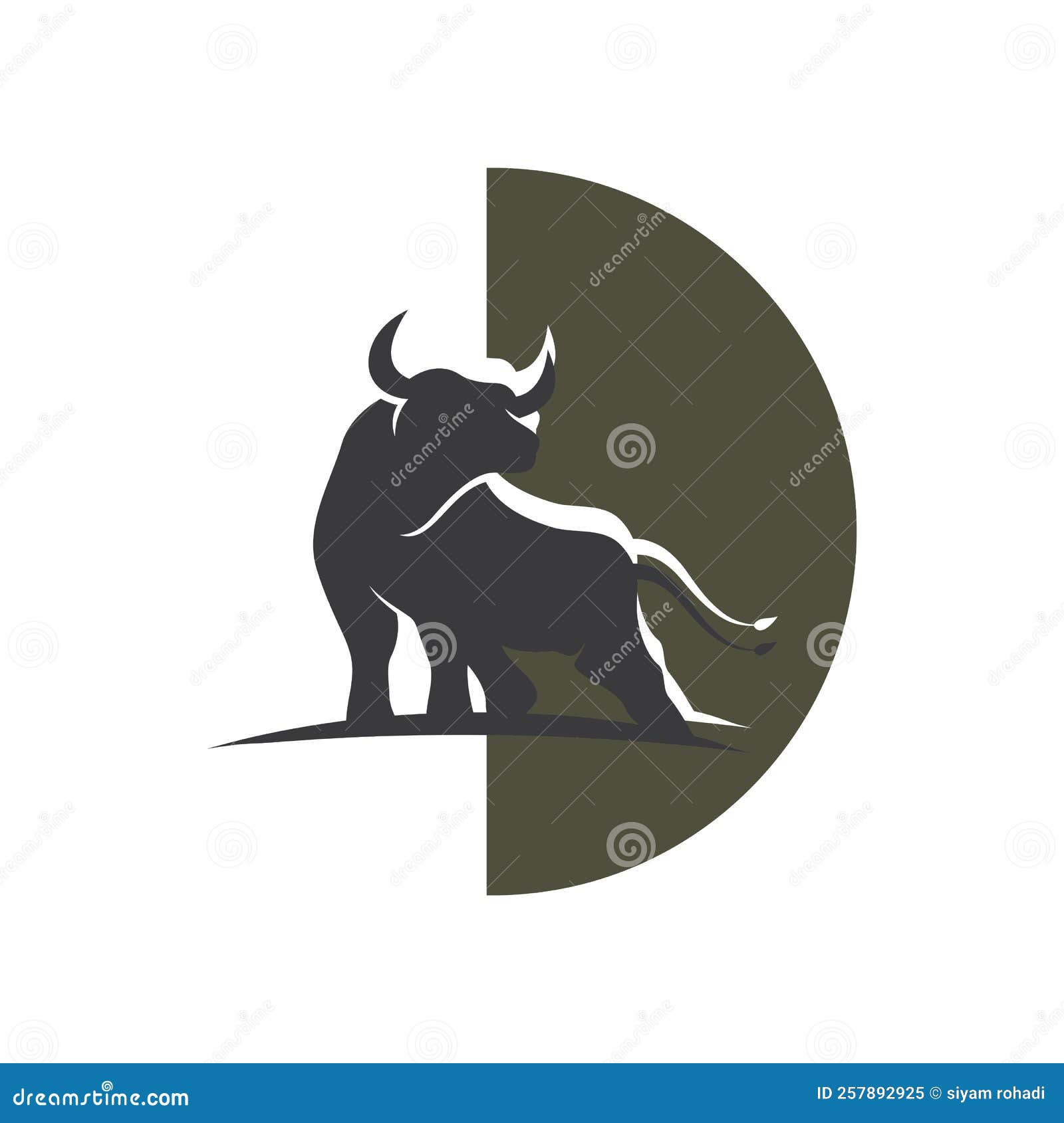Abstract Bull Logo Vector Illustrations Design Icon Logo Stock Vector ...