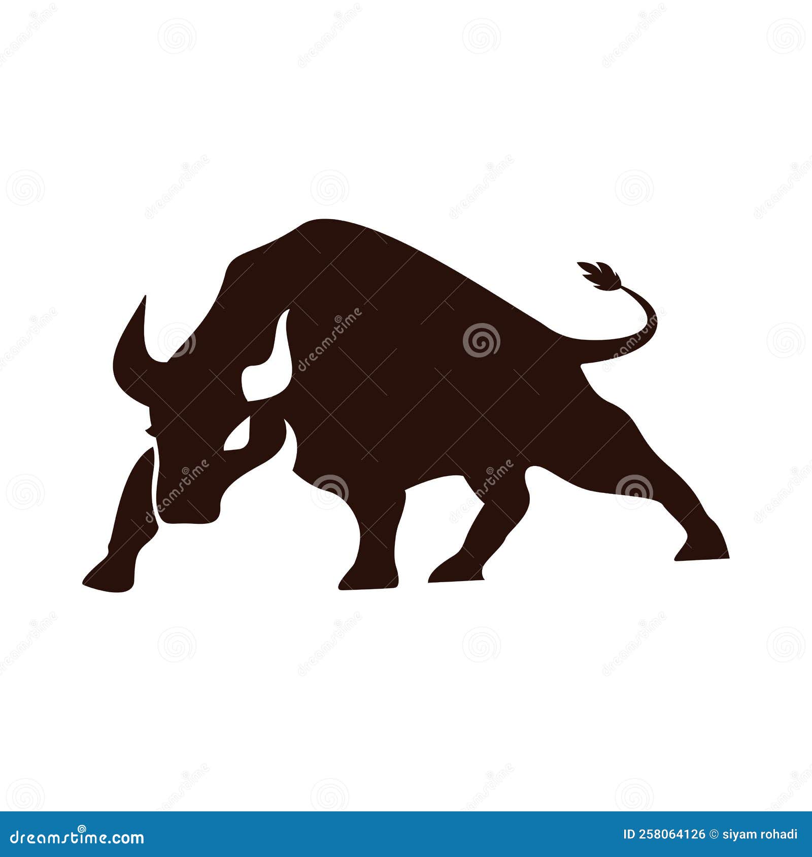 Abstract Bull Logo Vector Illustrations Design Icon Logo Stock Vector ...