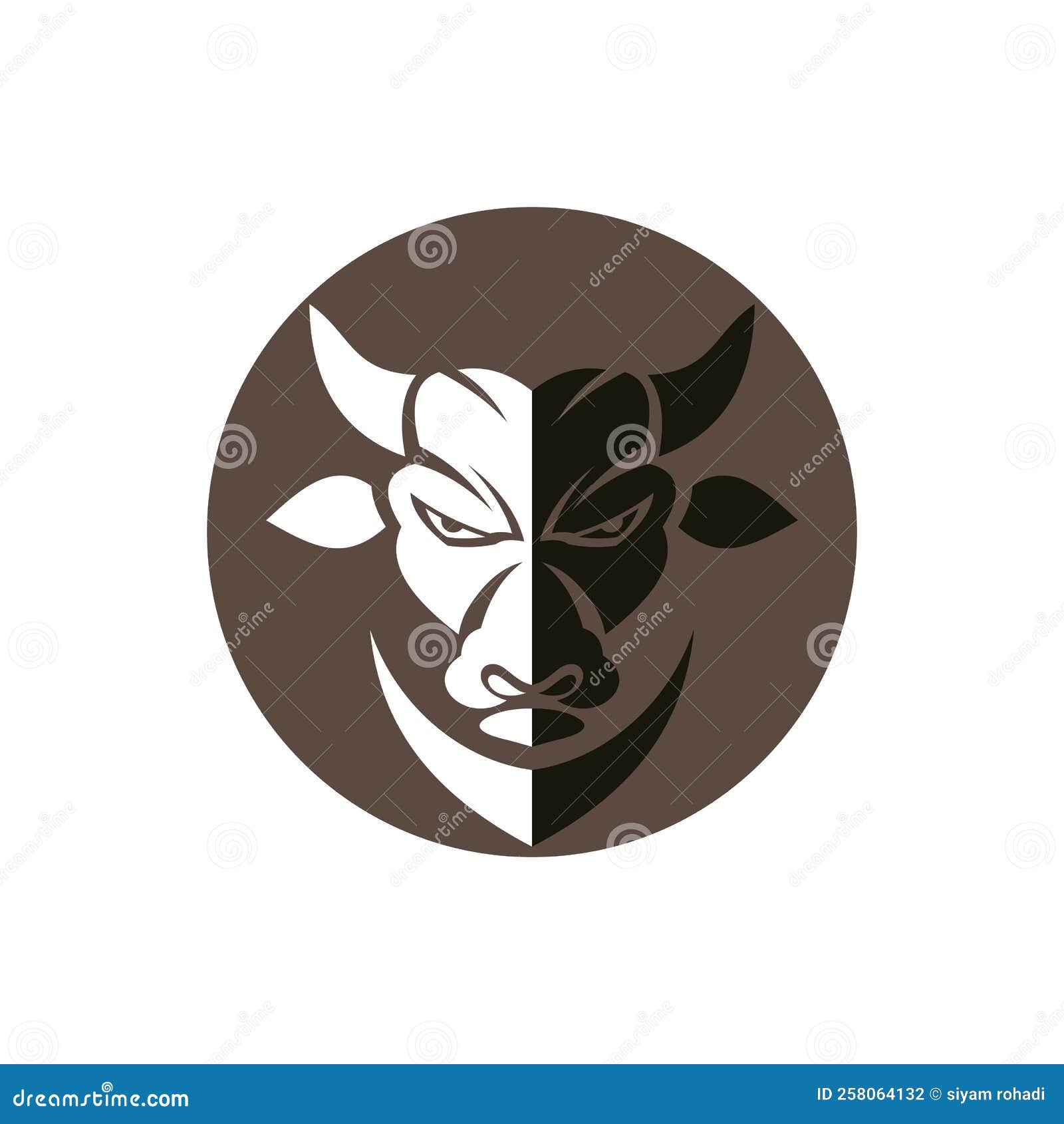 Abstract Bull Logo Vector Illustrations Design Icon Logo Stock Vector ...