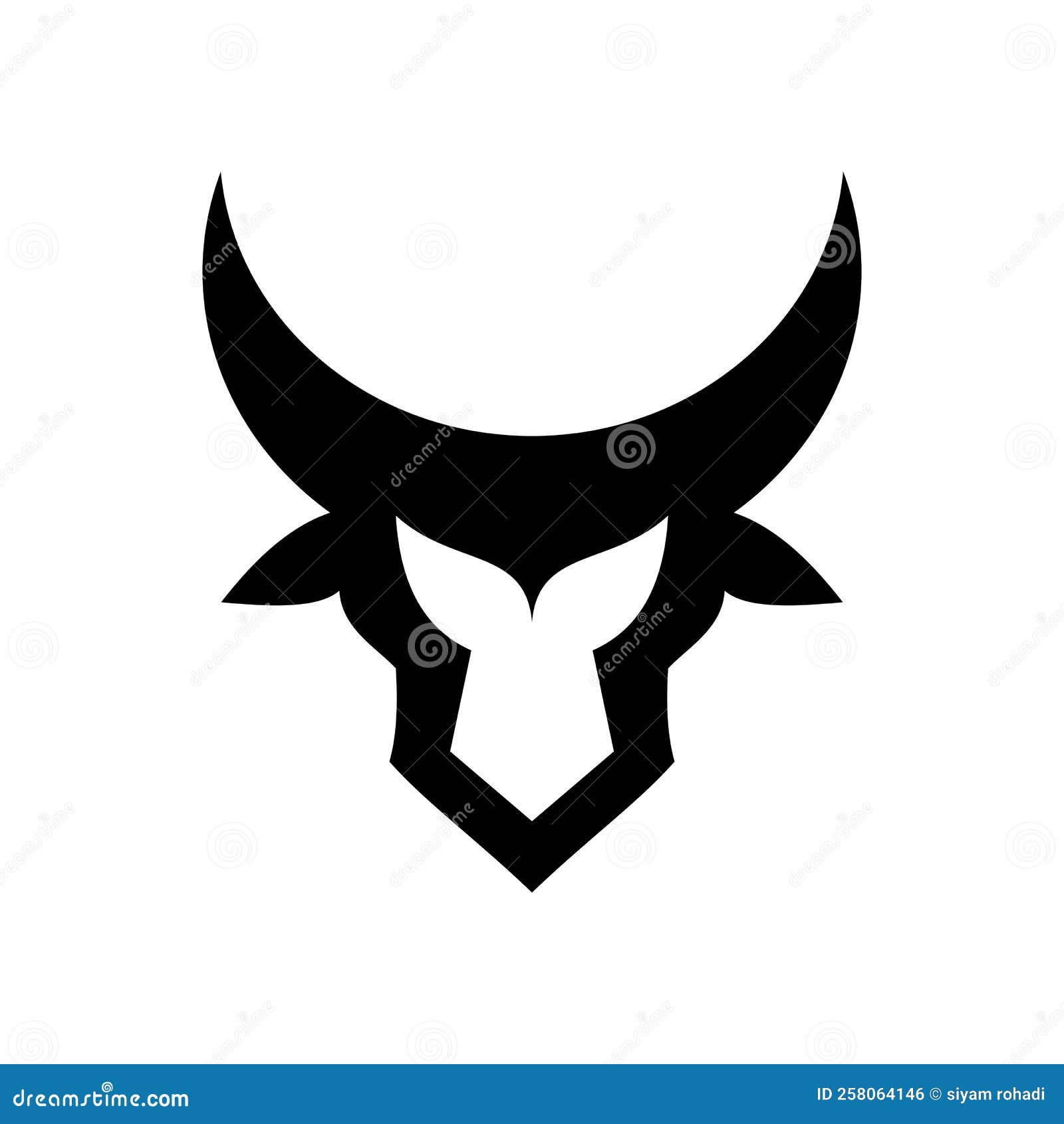 Abstract Bull Logo Vector Illustrations Design Icon Logo Stock Vector ...