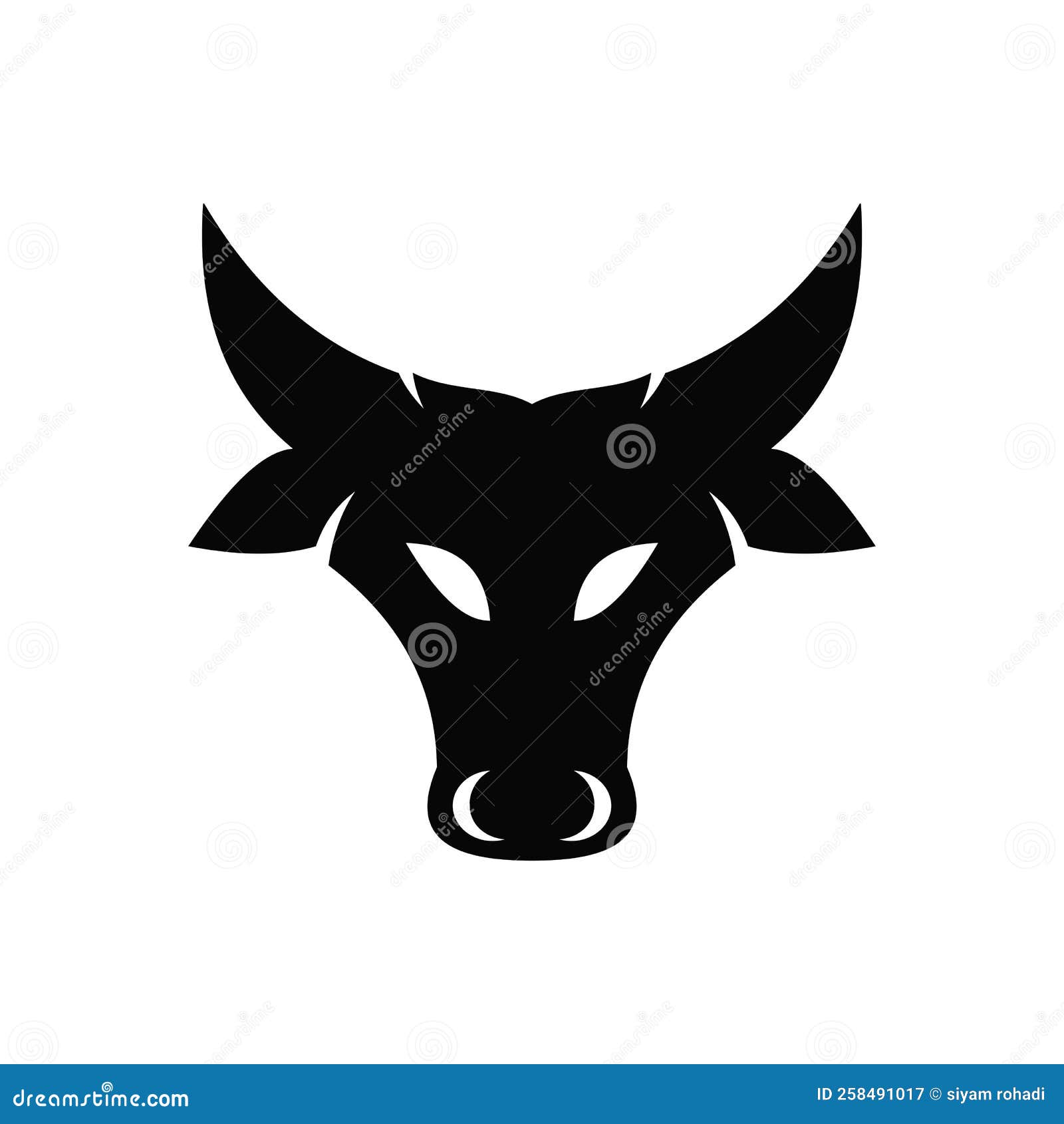 Abstract Bull Logo Vector Illustrations Design Icon Logo Stock Vector ...