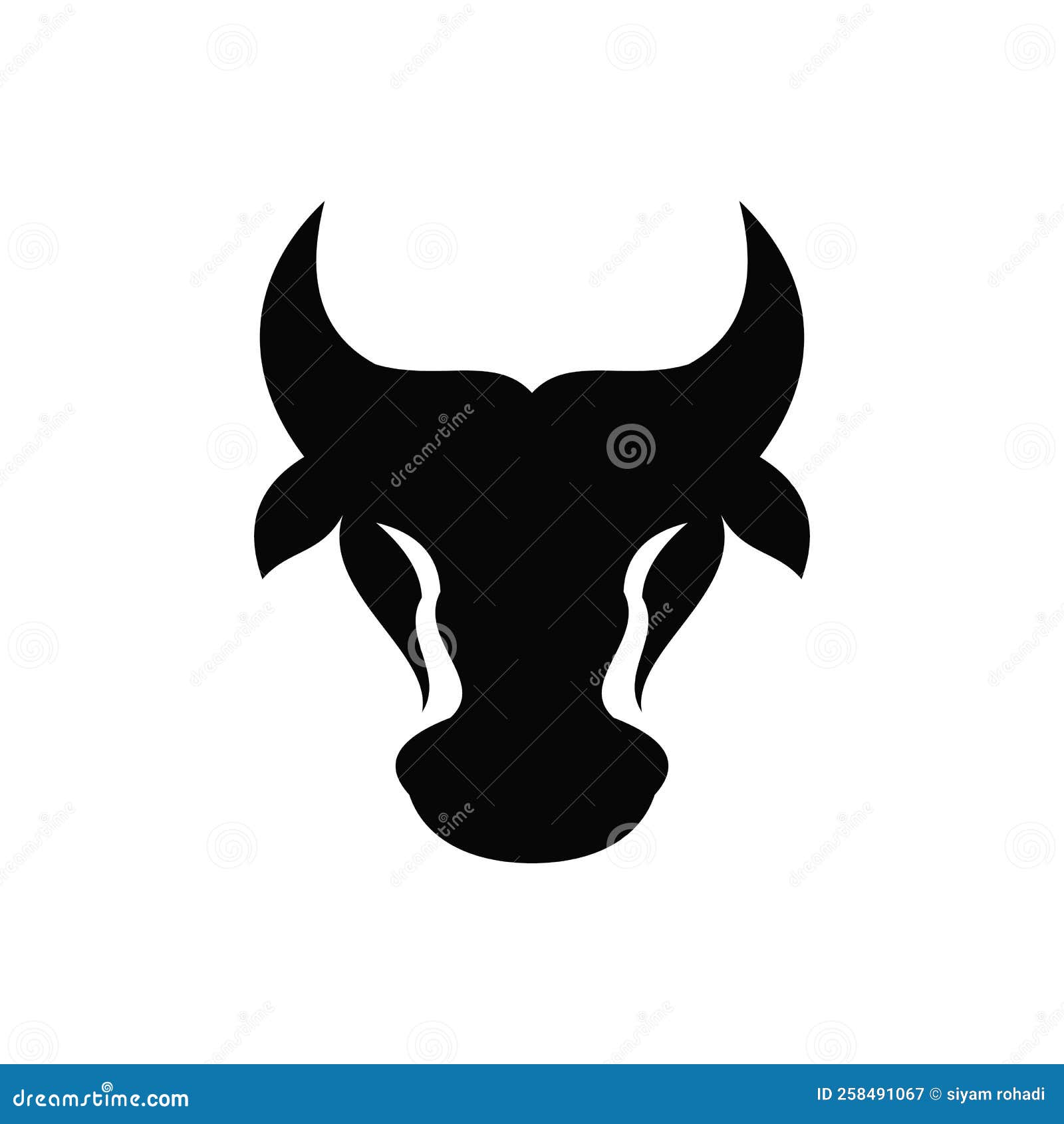 Abstract Bull Logo Vector Illustrations Design Icon Logo Stock Vector ...